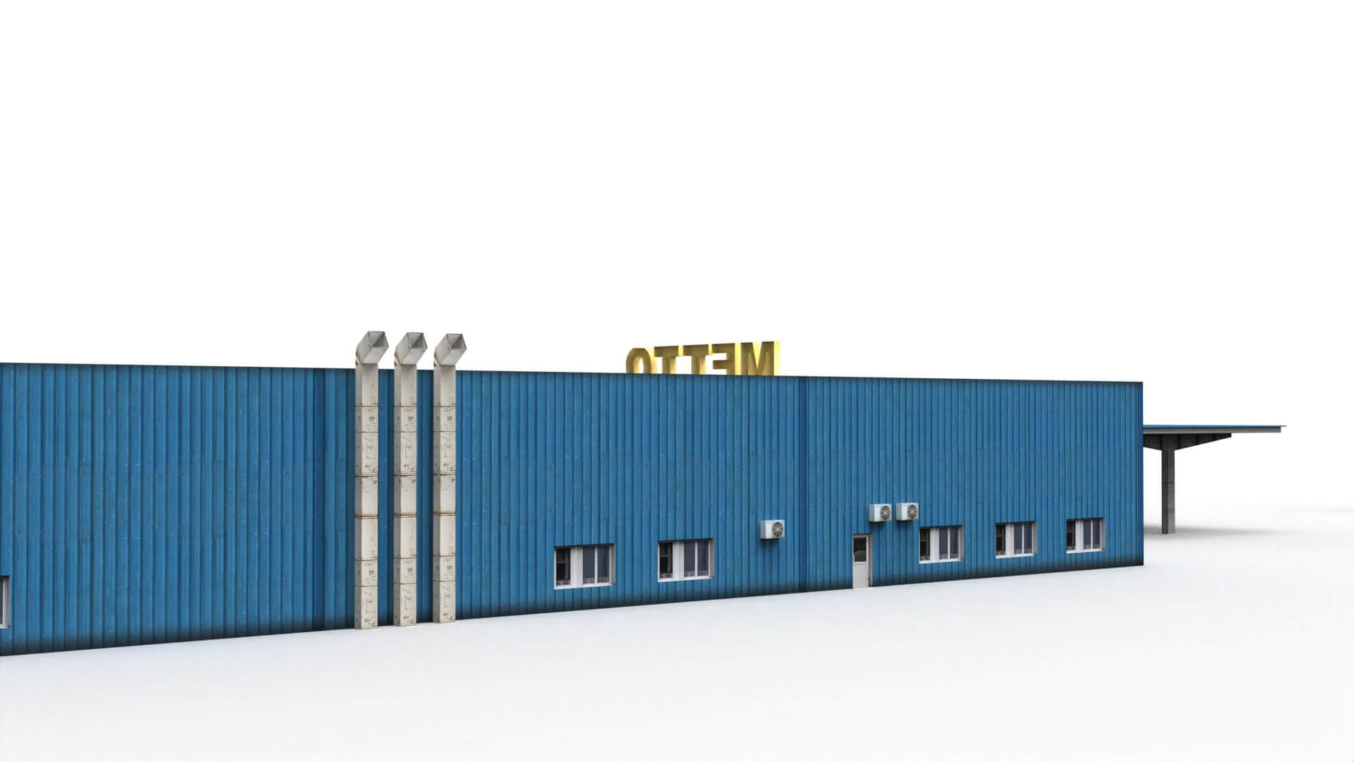 Hypermarket METTO - 3D Model by denlog