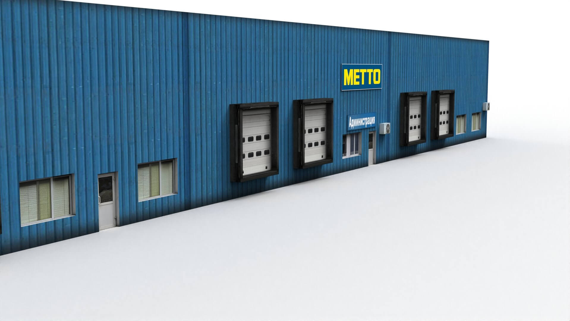 Hypermarket METTO - 3D Model by denlog