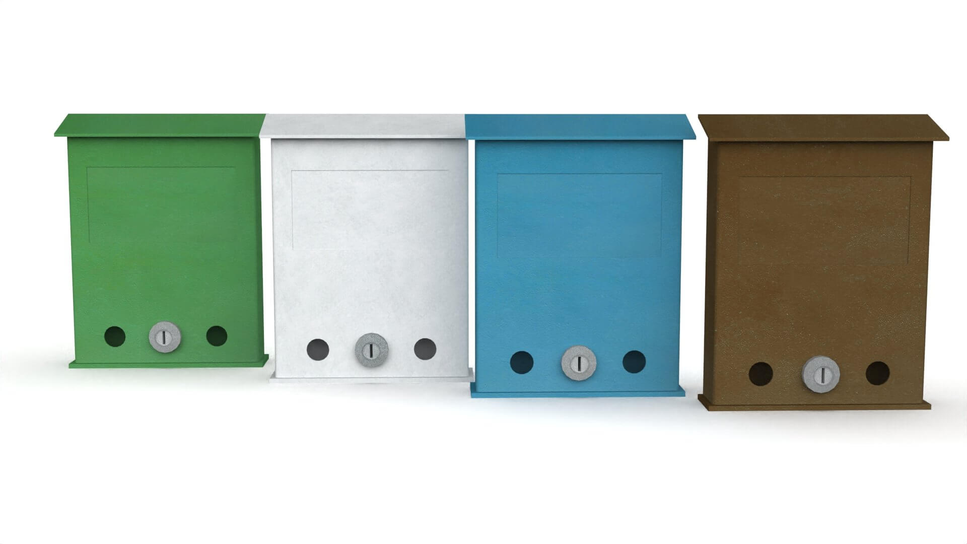 Mailbox Metal - 3D Model by denlog