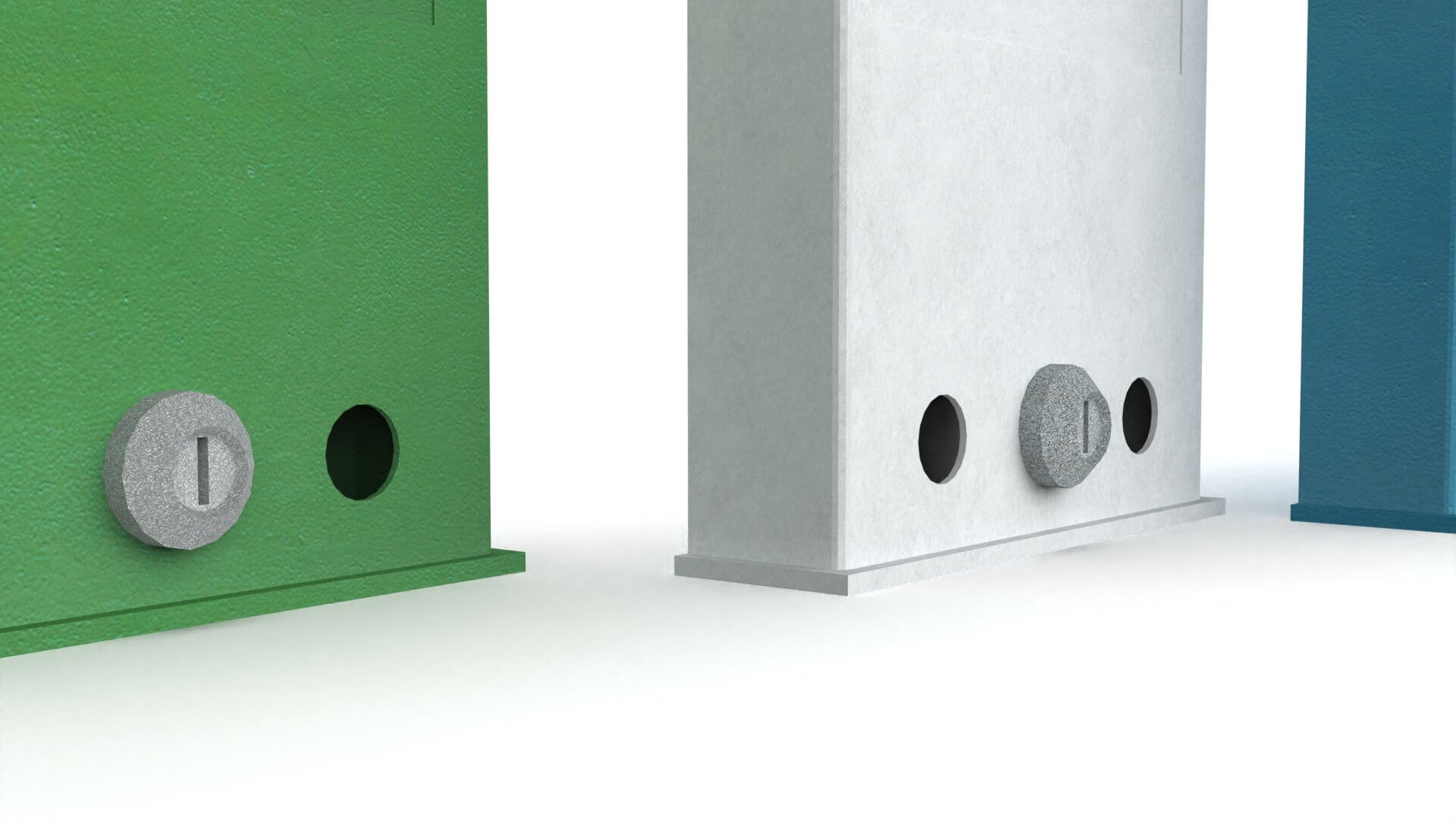 Mailbox Metal - 3D Model by denlog