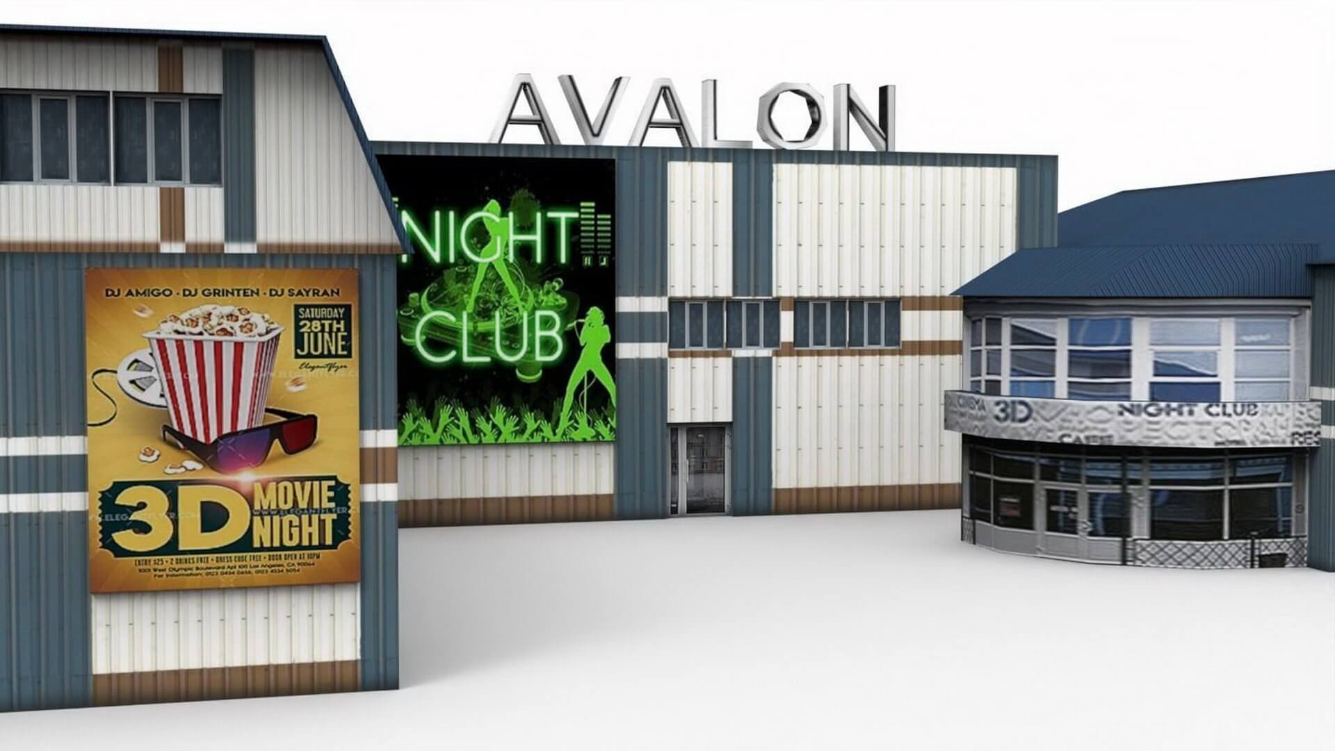 Night Club - 3D Model by denlog