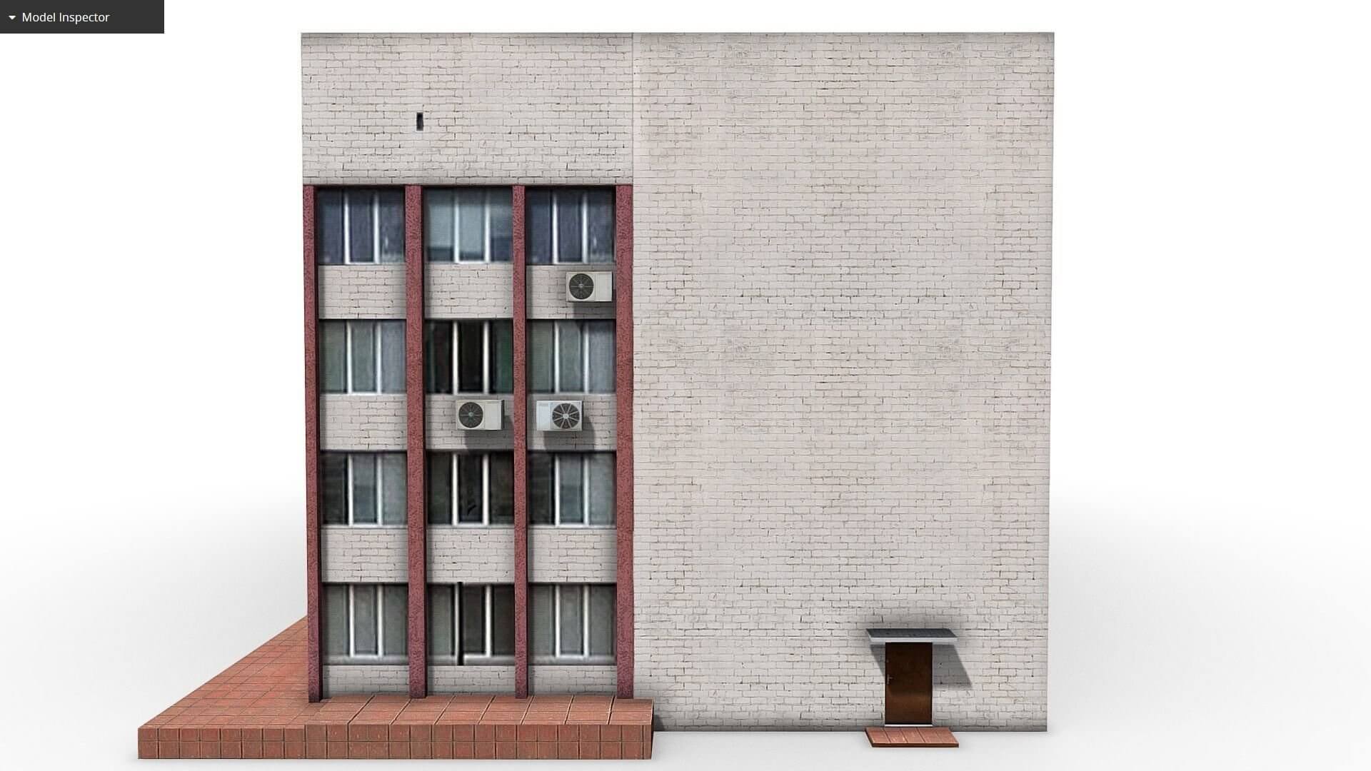 Office Building (Administration) - 3D Model by denlog