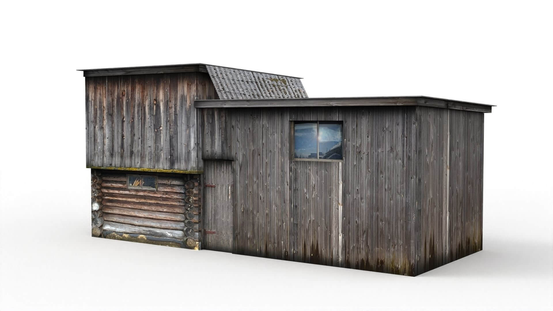 Old Barn - 3D Model by denlog