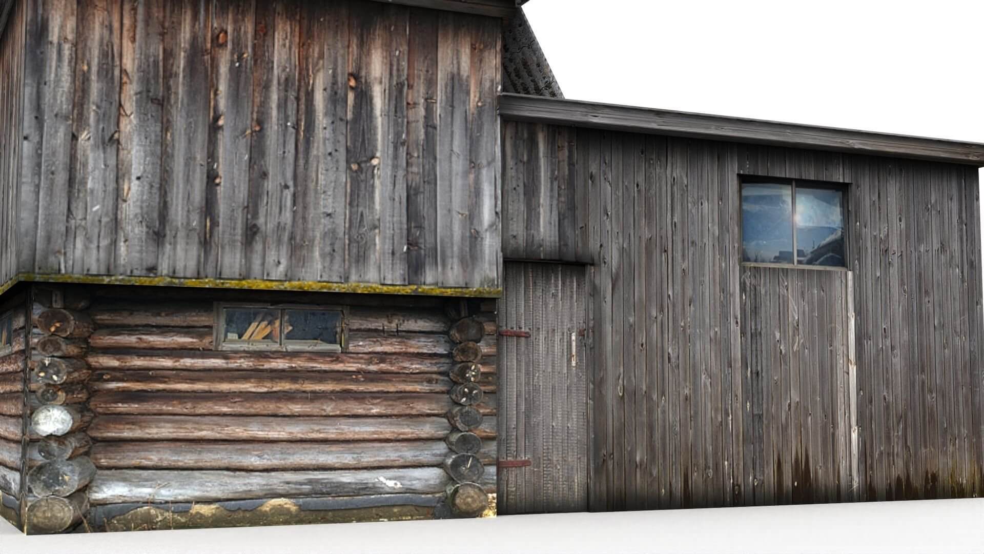 Old Barn - 3D Model by denlog