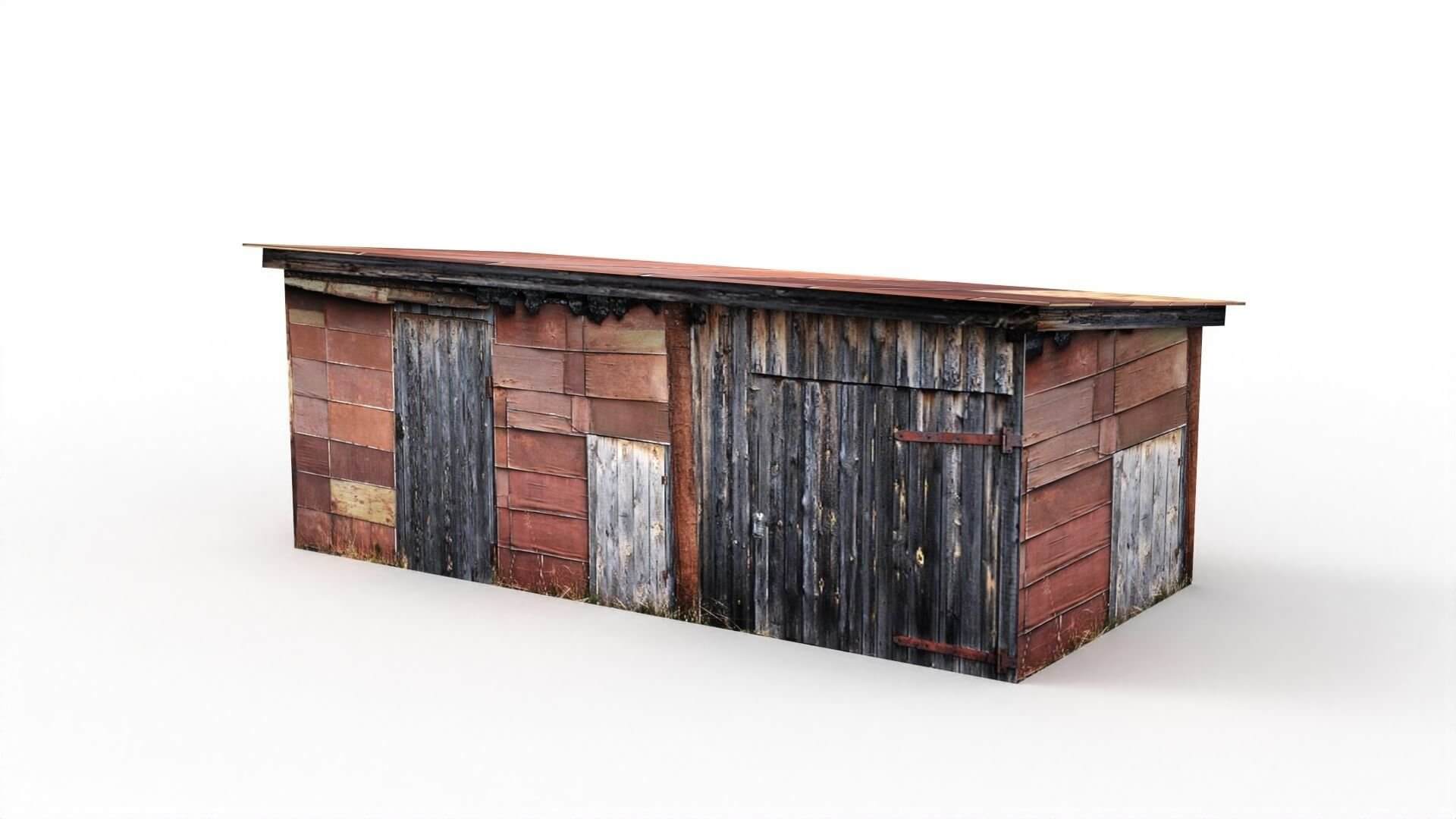 Old Barn - 3D Model by denlog