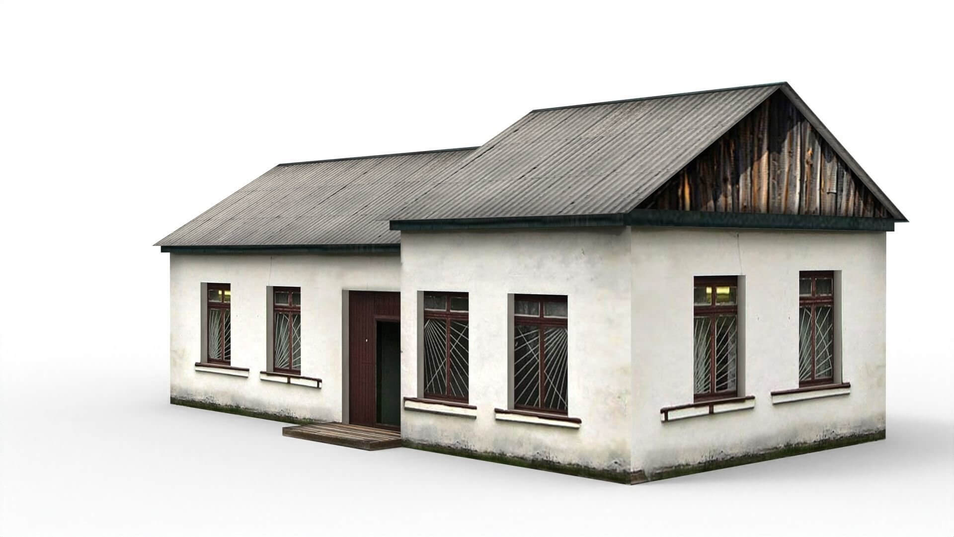 Old Building - 3D Model by denlog