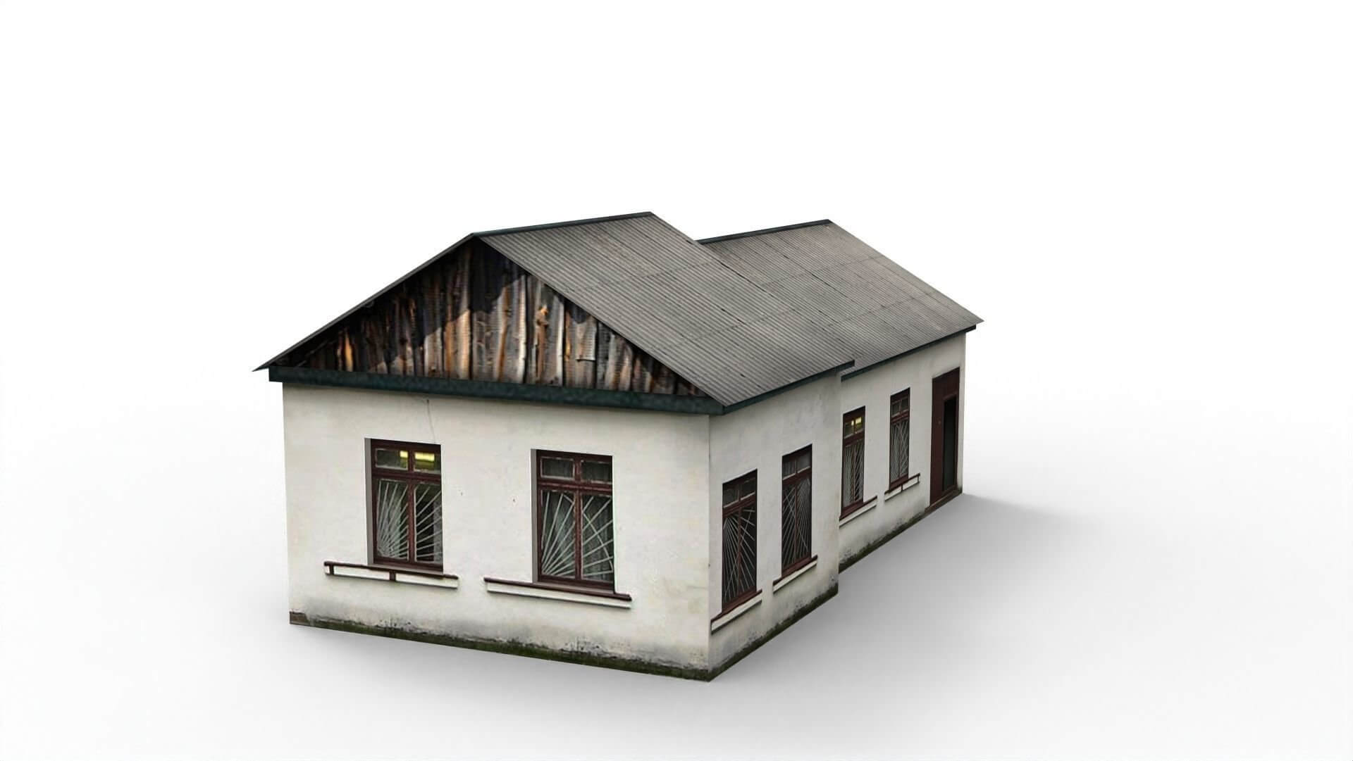 Old Building - 3D Model by denlog
