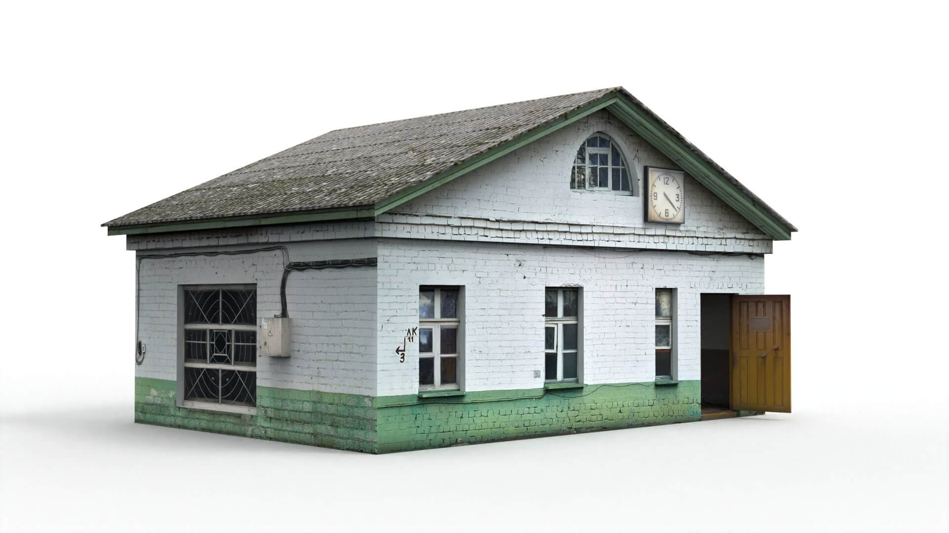 Old Soviet Checkpoint - 3D Model by denlog