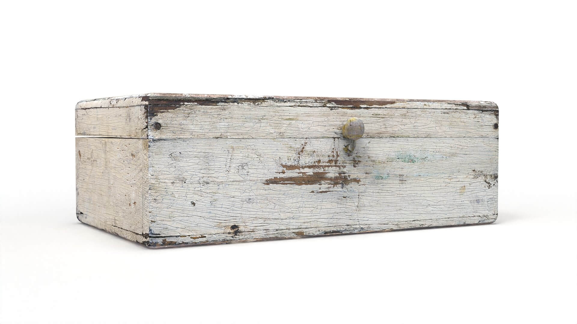 Old Wooden Medical Box - 3D Model by denlog