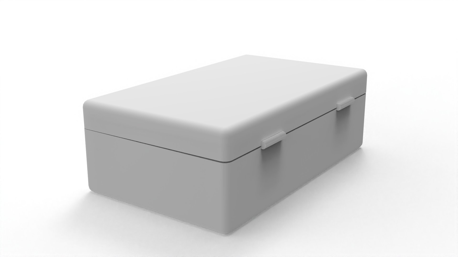 Old Wooden Medical Box - 3D Model by denlog