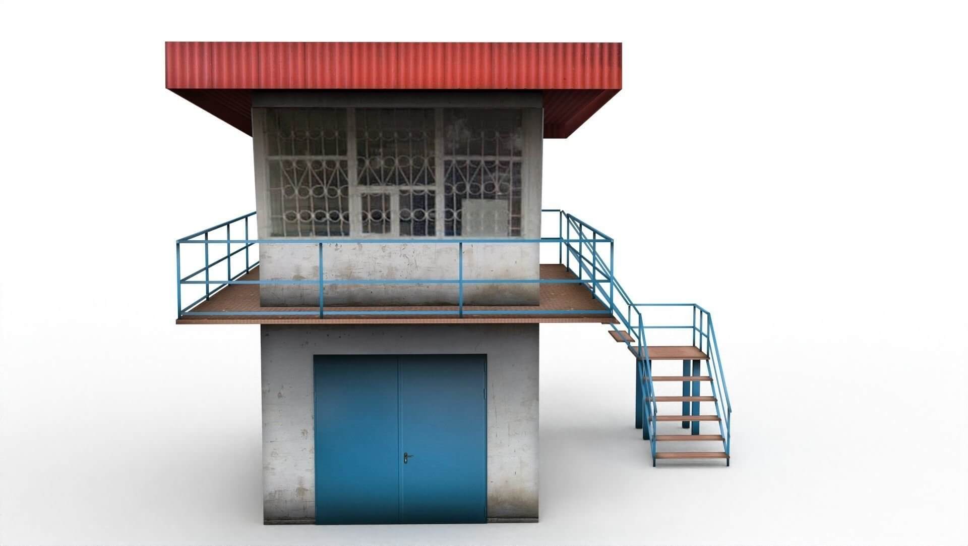 Police Post - 3D Model by denlog