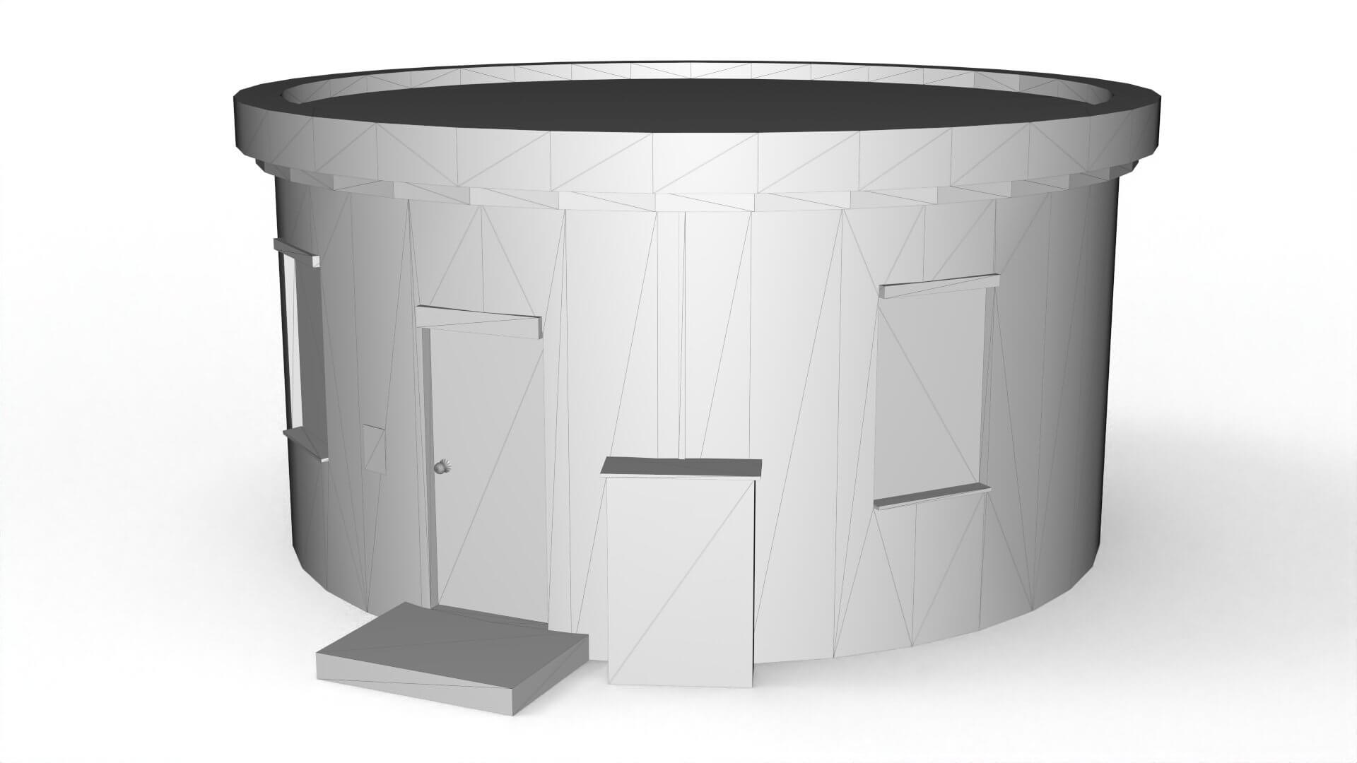 Pumping Station - 3D Model by denlog