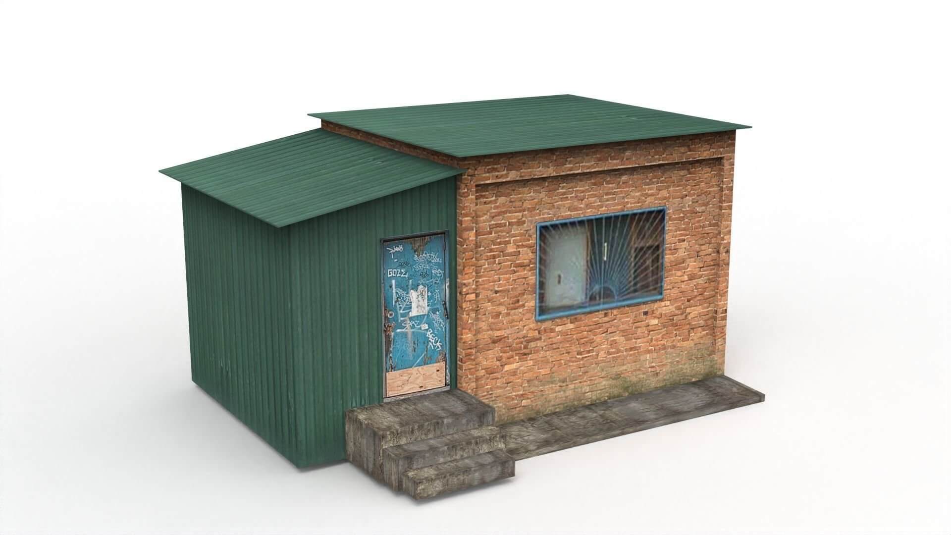 Railway Booth - 3D Model by denlog