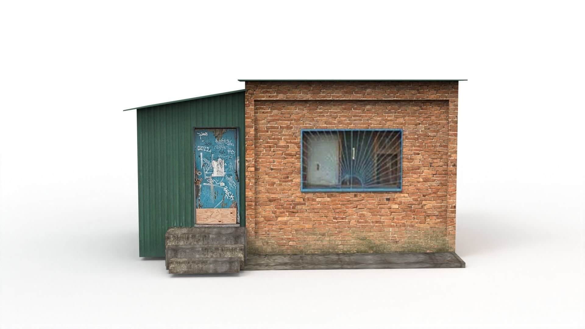 Railway Booth - 3D Model by denlog