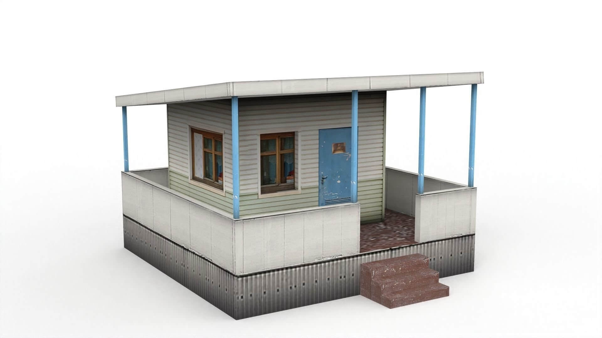 Railway Booth - 3D Model by denlog