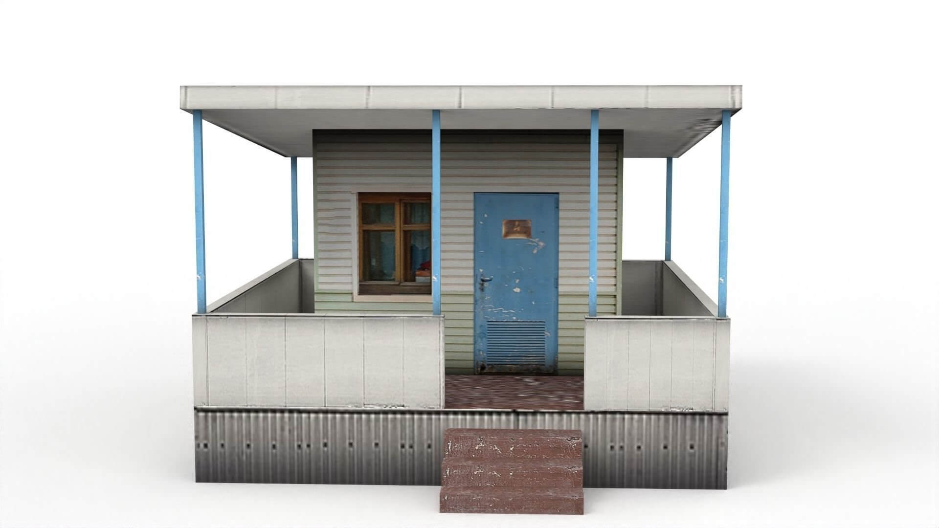 Railway Booth - 3D Model by denlog