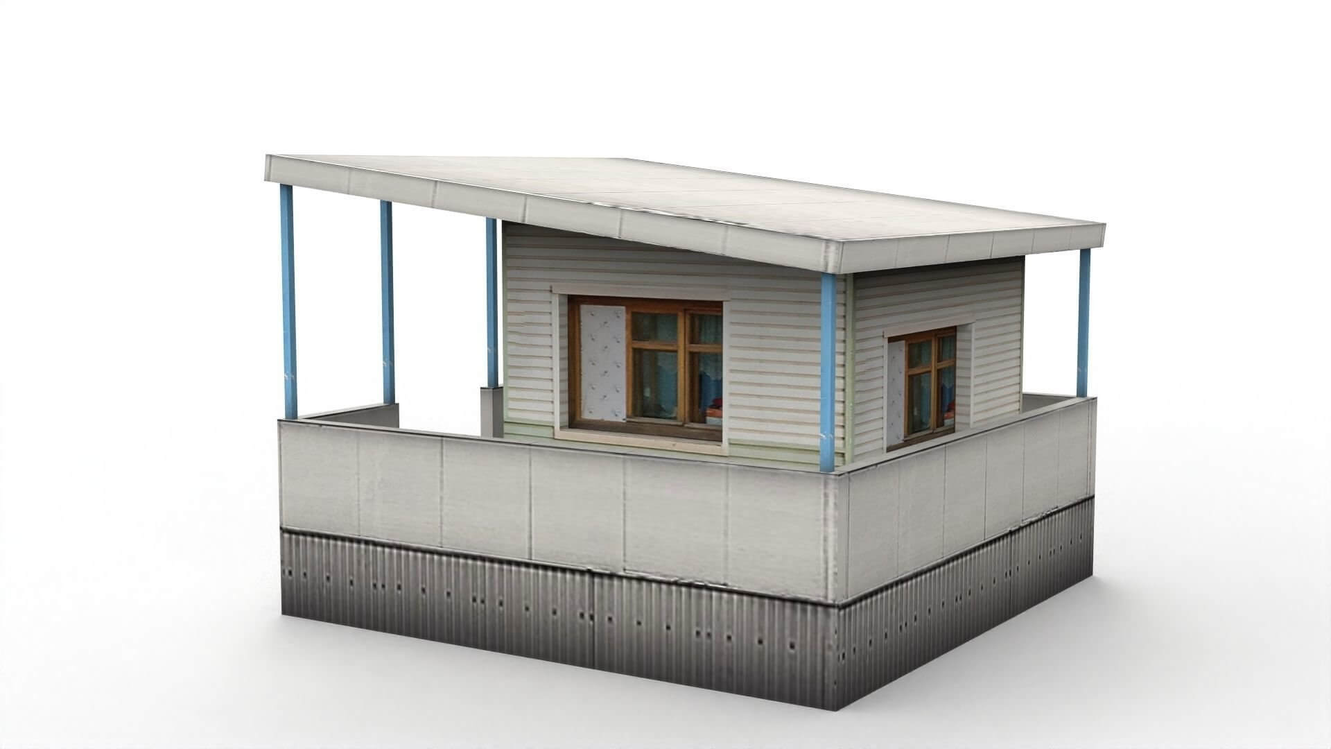 Railway Booth - 3D Model by denlog