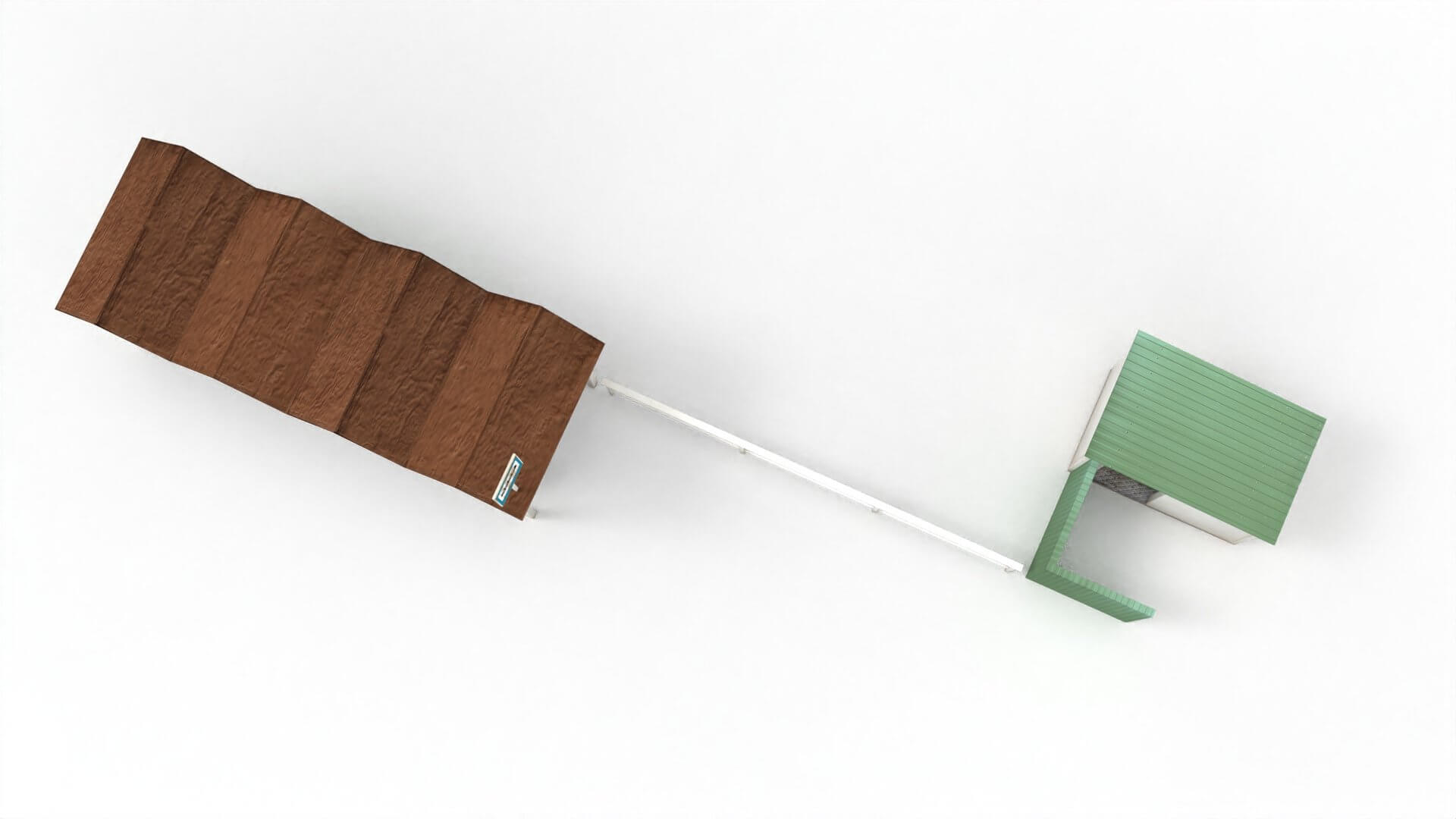 Roadside Bus Stop with Toilet - 3D Model by denlog