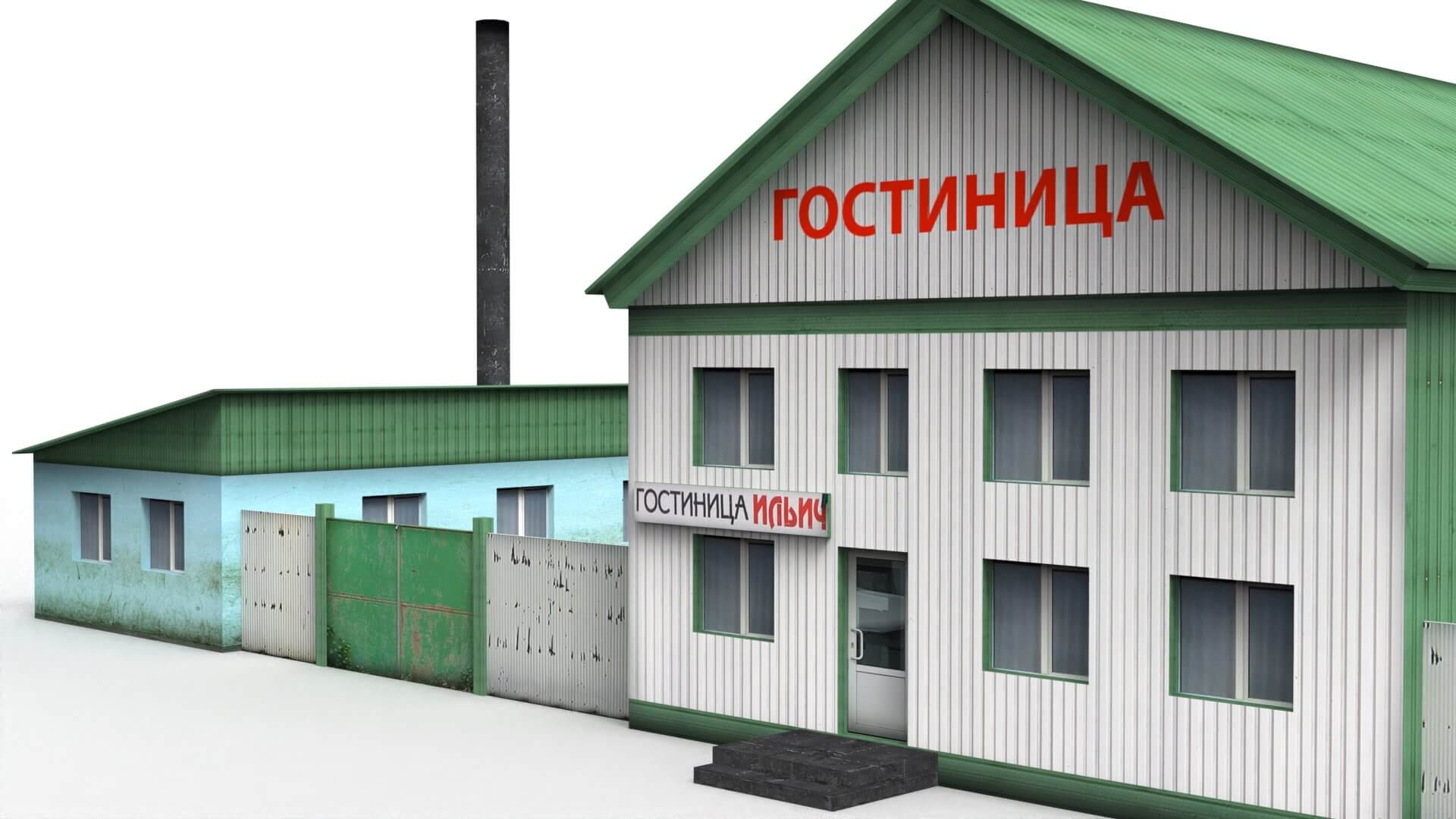 Russian Motel - 3D Model by denlog