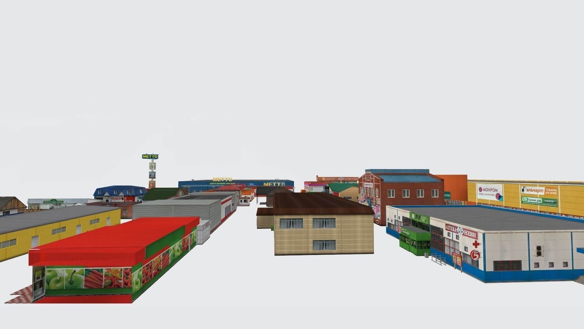 Russian Shop Pack - 3D Model by denlog