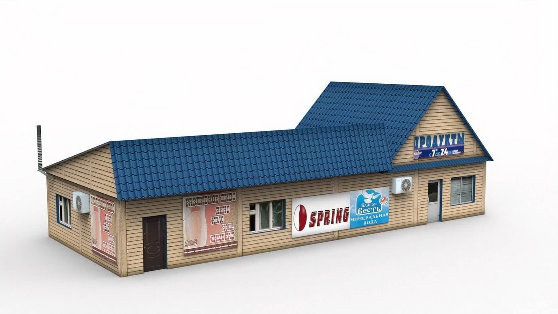 Russian Shop - 3D Model by denlog