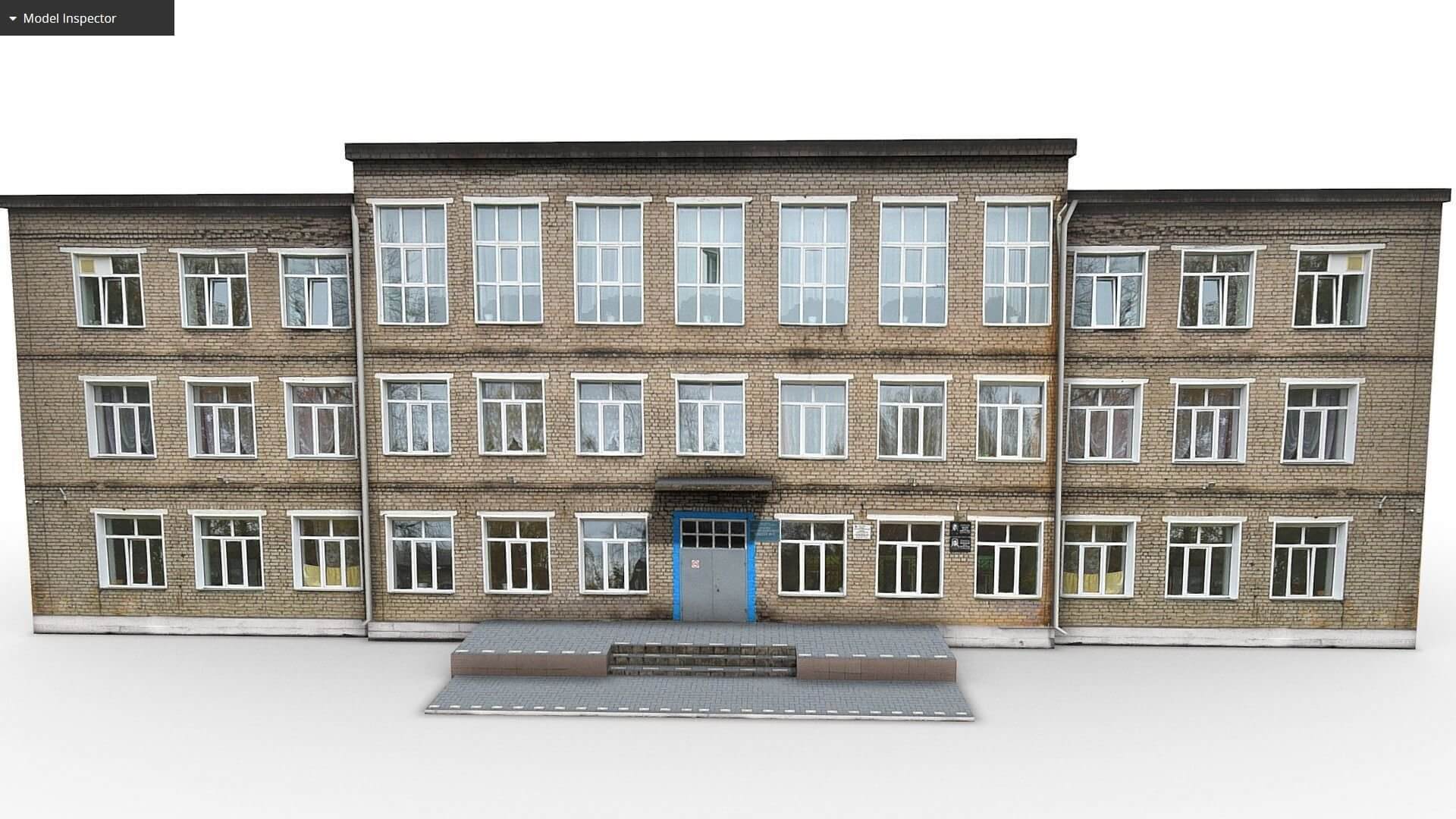 School - 3D Model by denlog