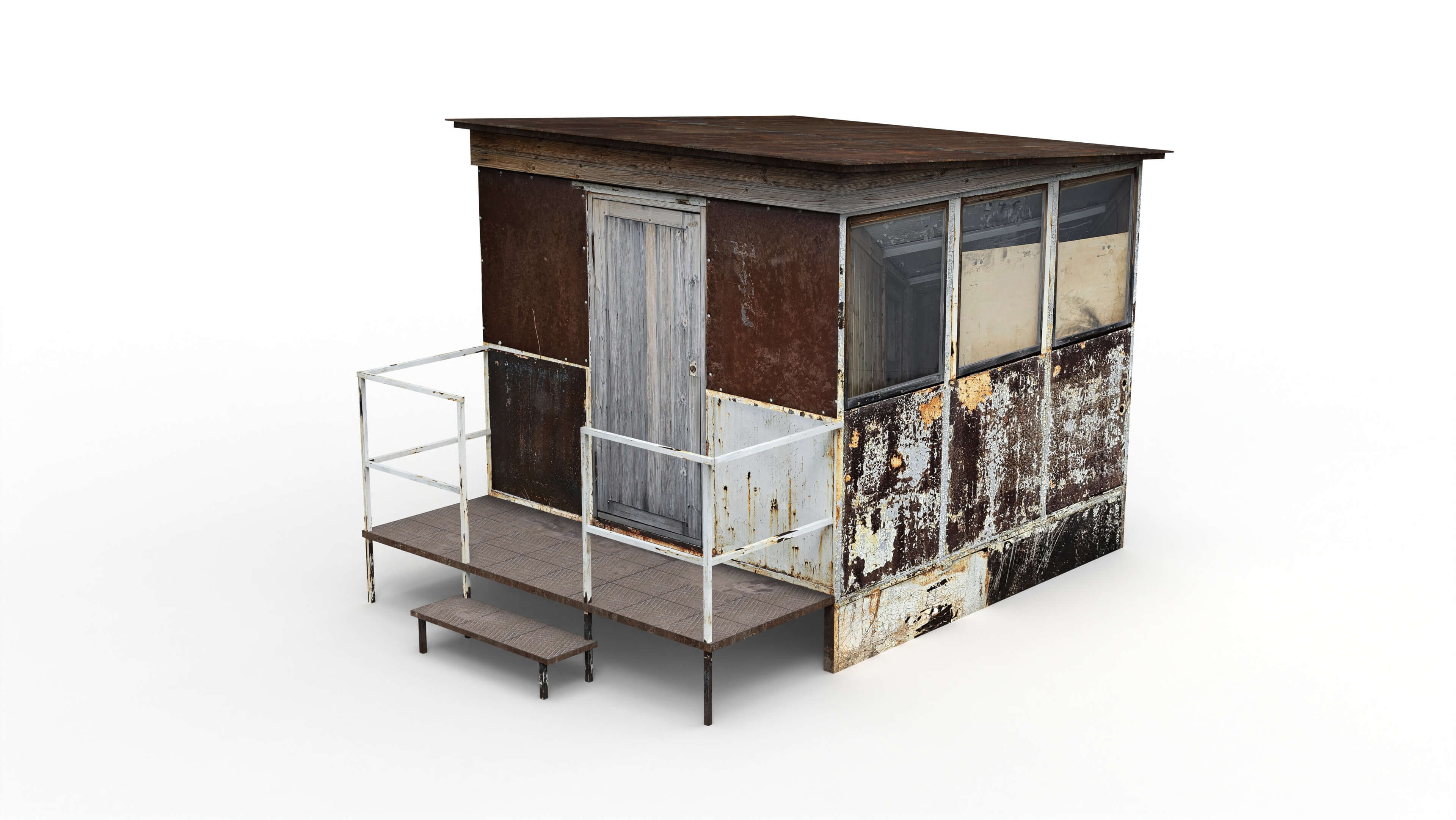 Security Booth - 3D Model by denlog