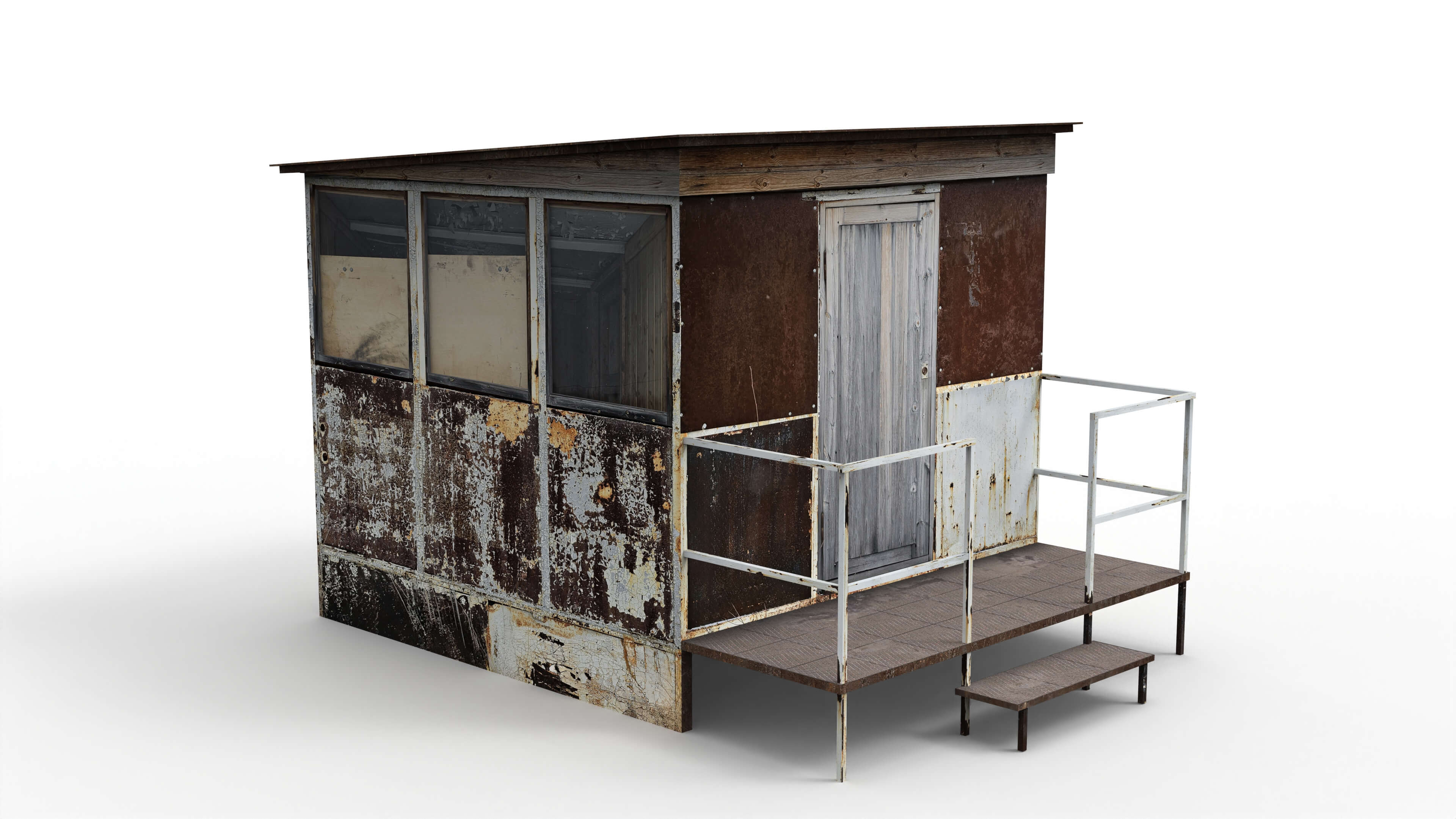 Security Booth - 3D Model by denlog