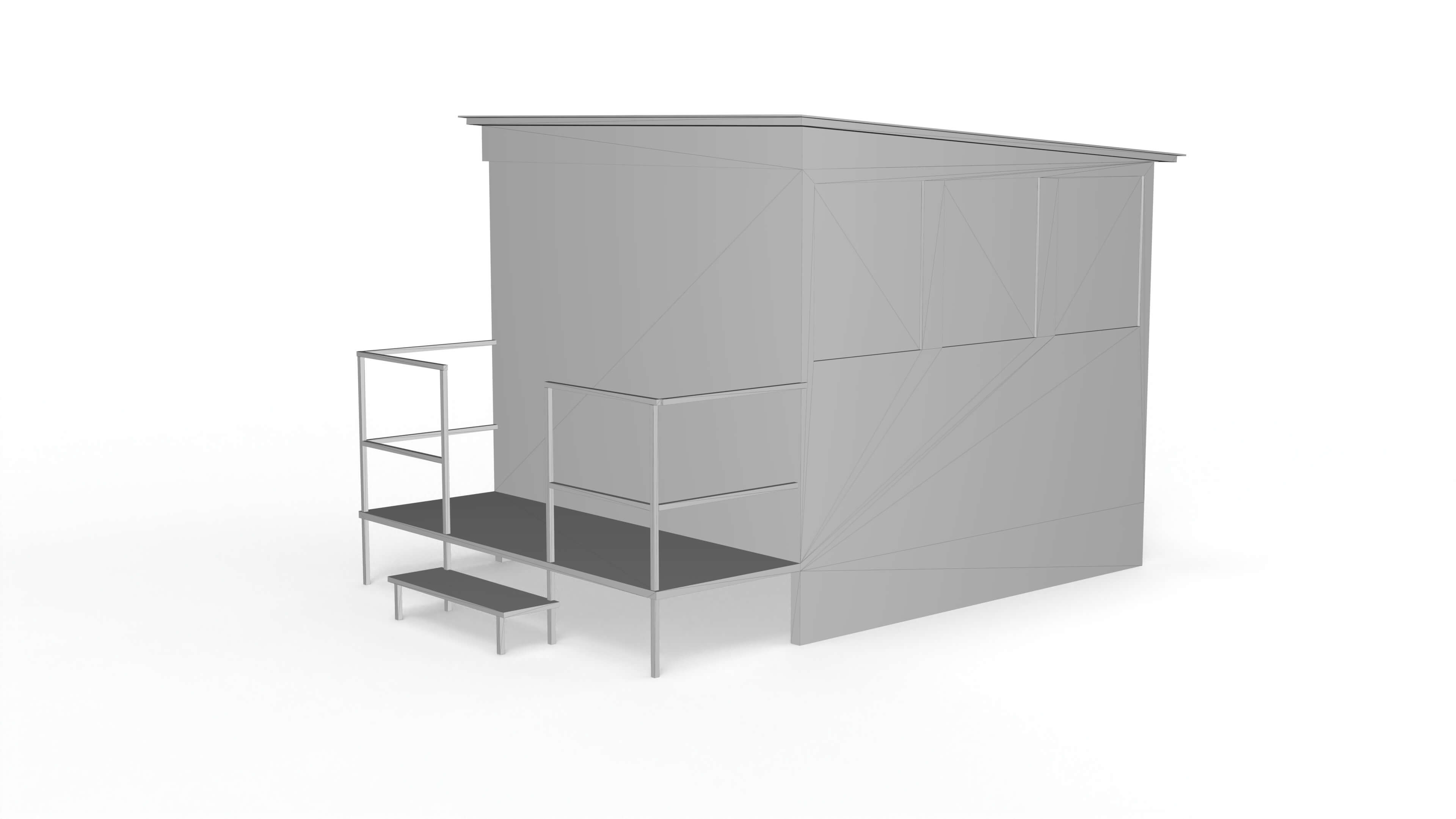 Security Booth 3d Model By Denlog 5342