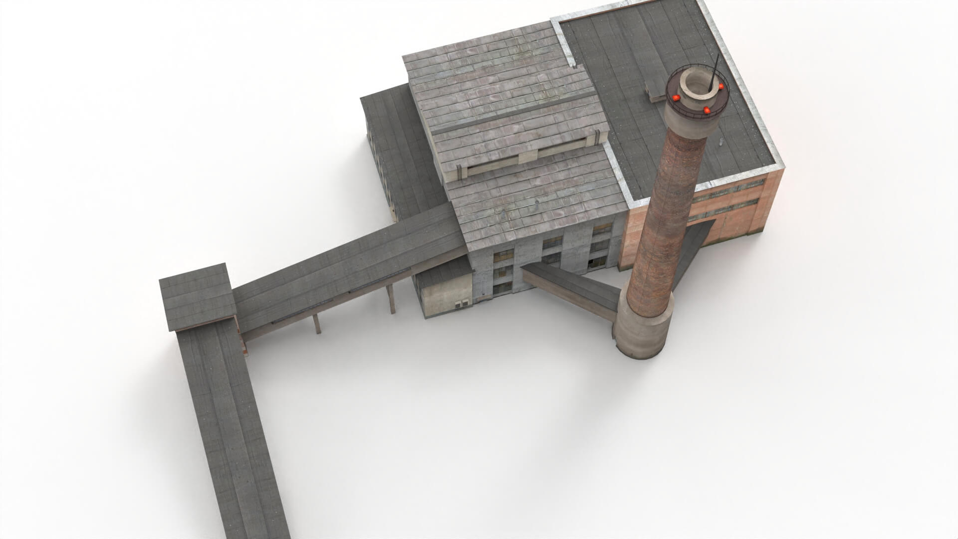 Thermal Power Station - 3D Model by denlog