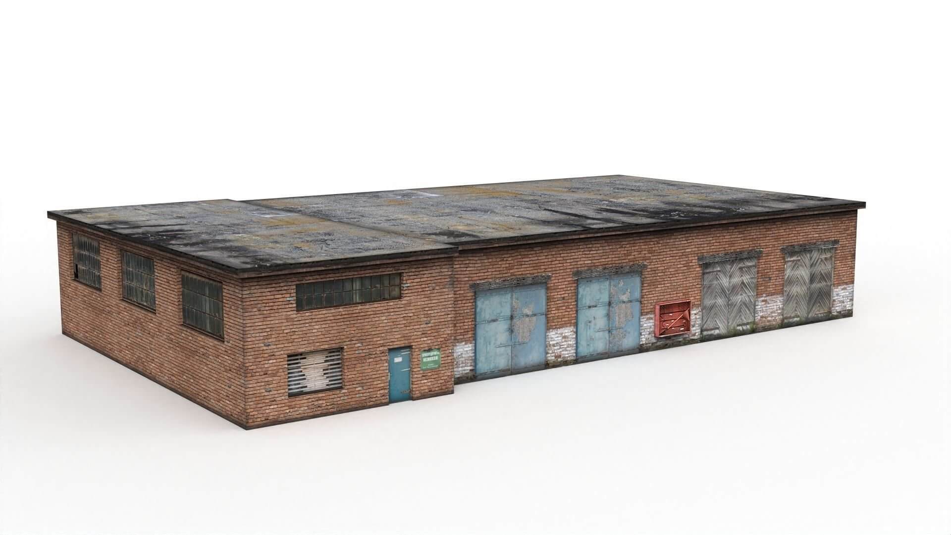 Tractor Garage - 3D Model by denlog