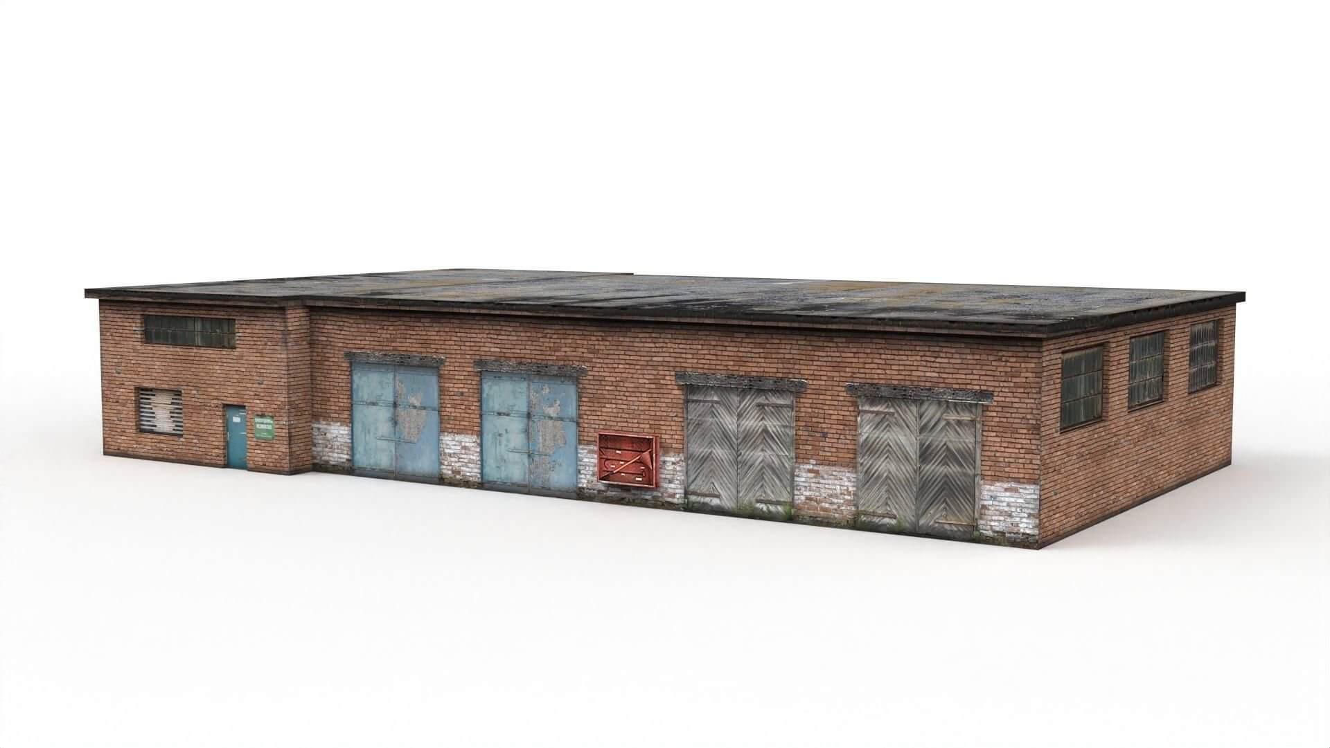 Tractor Garage - 3D Model by denlog