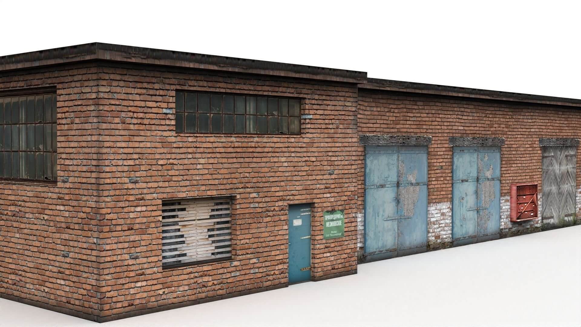Tractor Garage - 3D Model by denlog