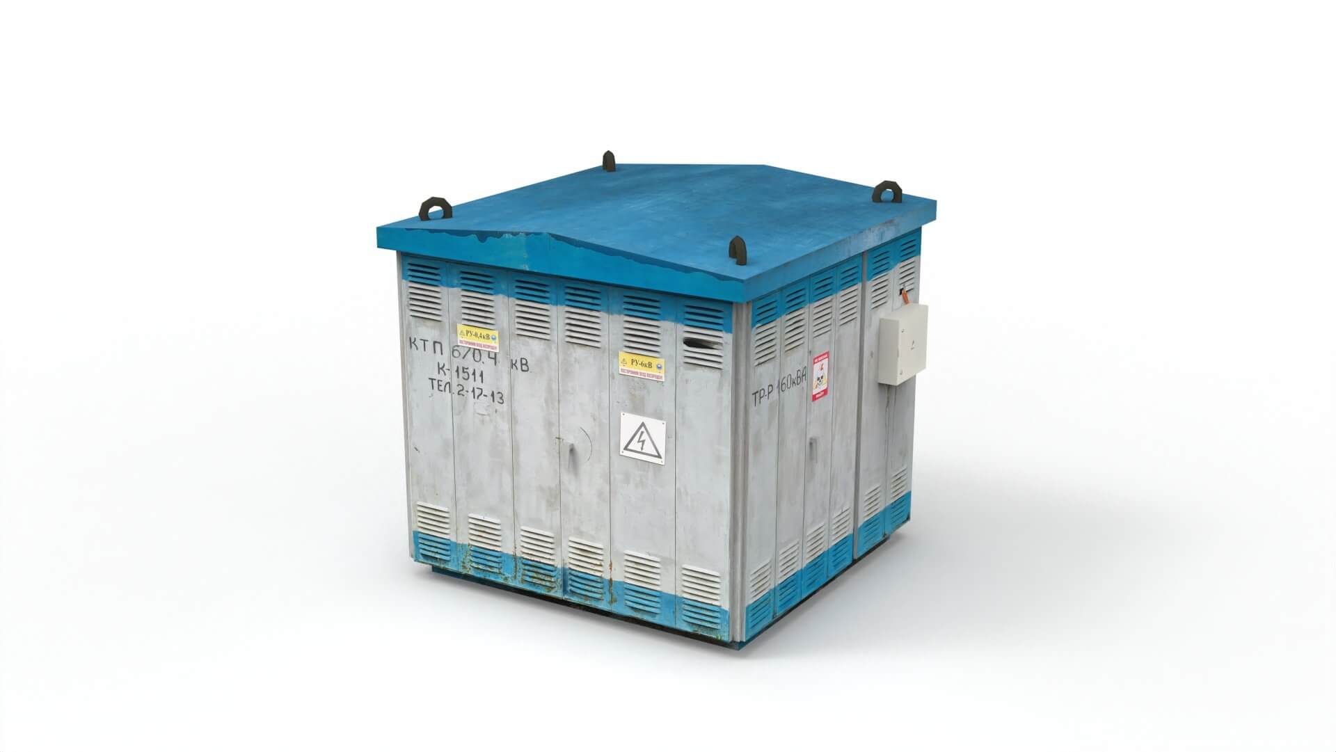 Transformer Substation - 3D Model by denlog