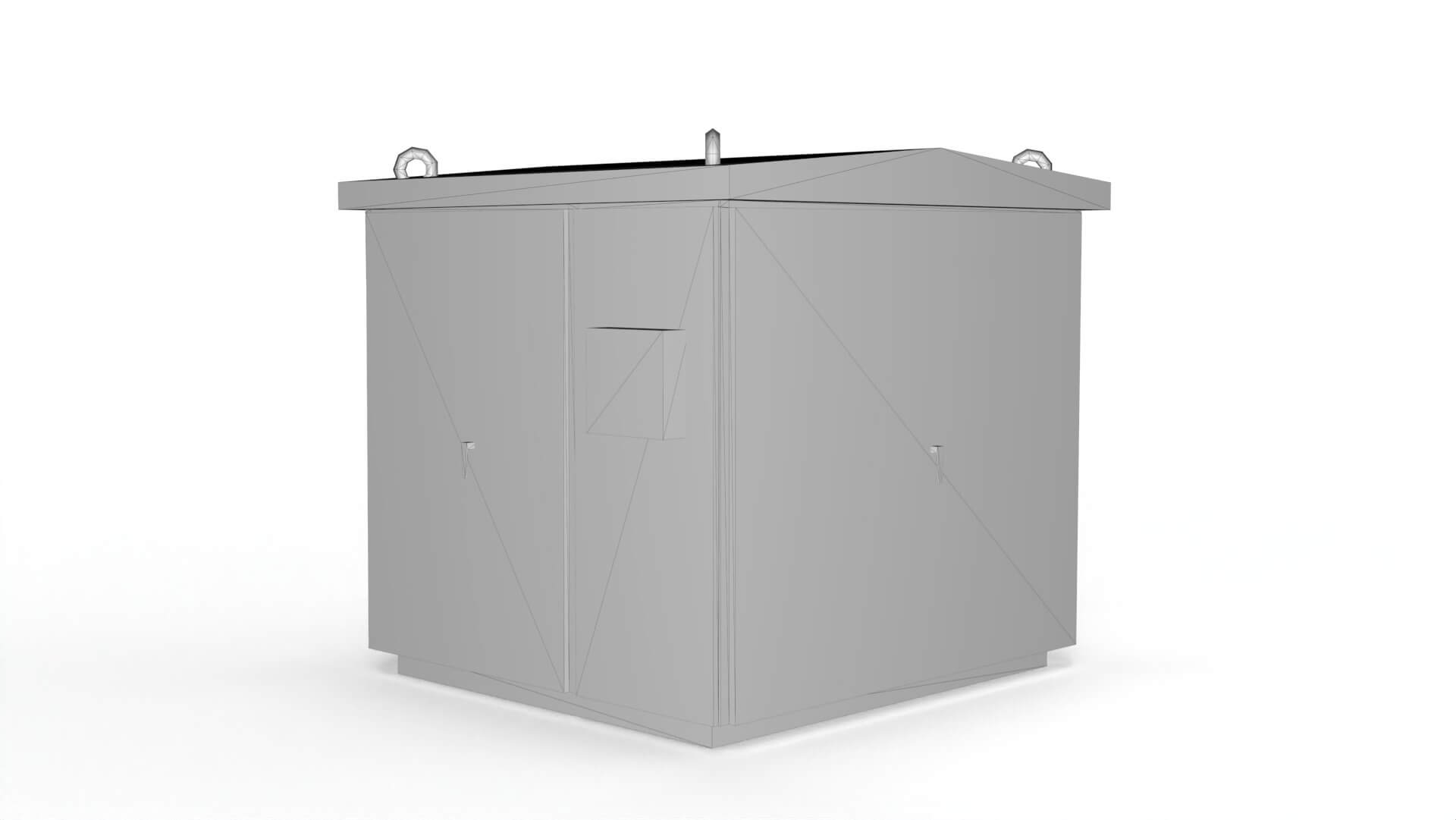 Transformer Substation - 3D Model by denlog