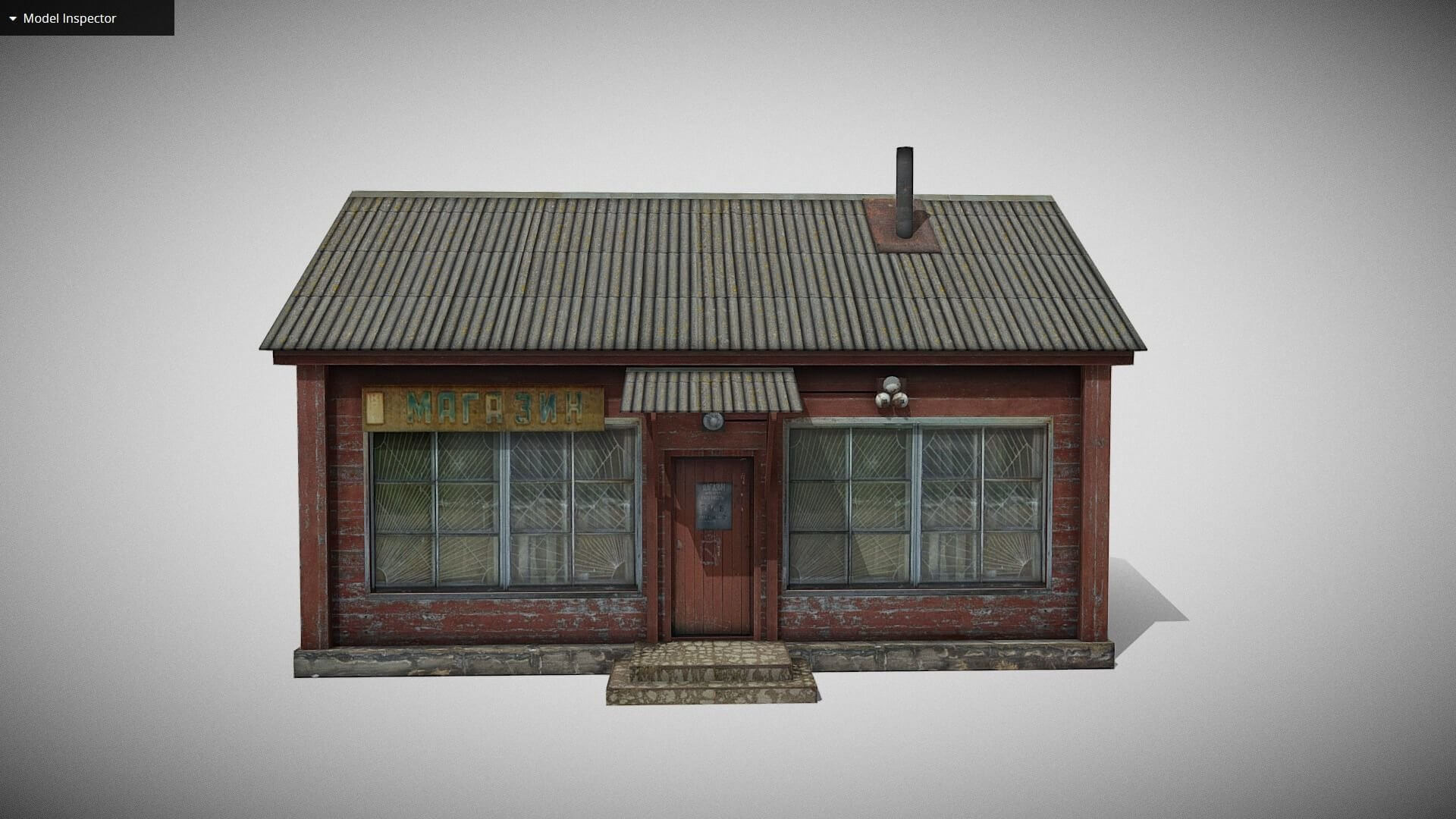 Village Food Shop - 3D Model by denlog