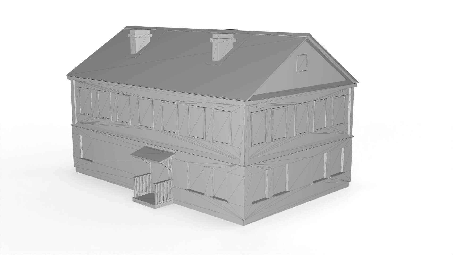 Village House - 3D Model by denlog