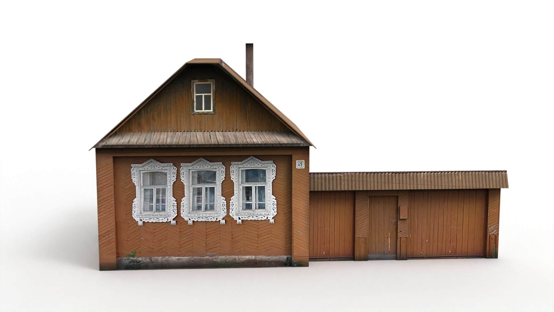 Village House - 3D Model by denlog