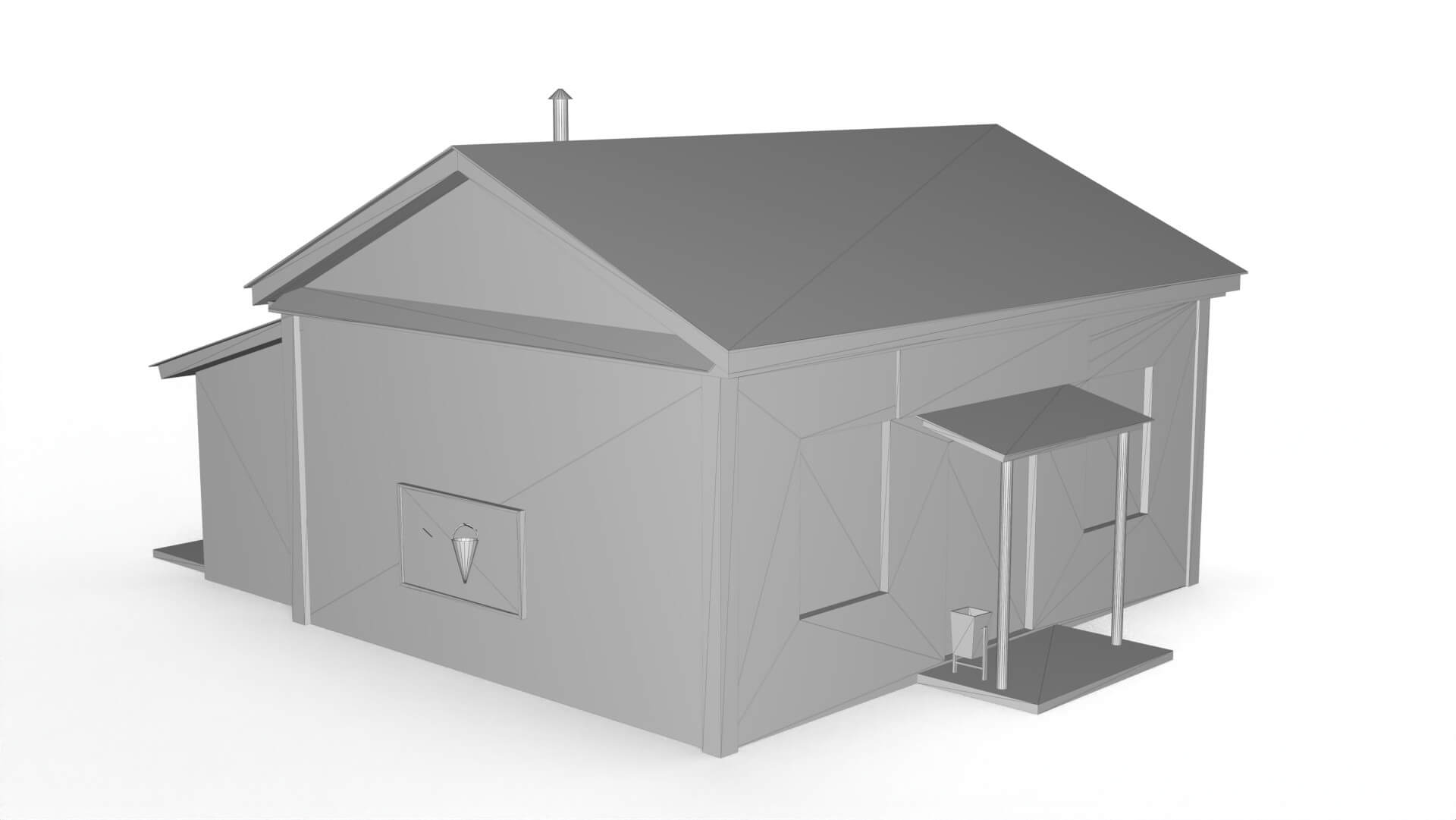 Village Shop - 3D Model by denlog