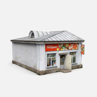 Village Shop - 3D Model by denlog