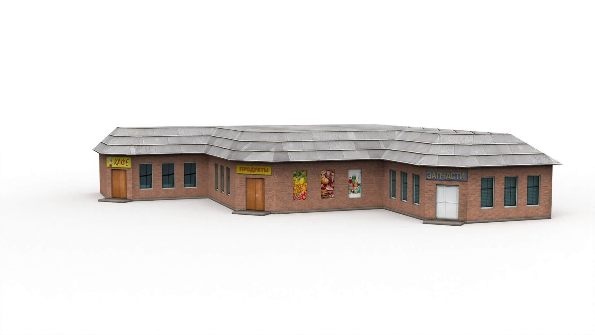 Village Shop - 3D Model by denlog