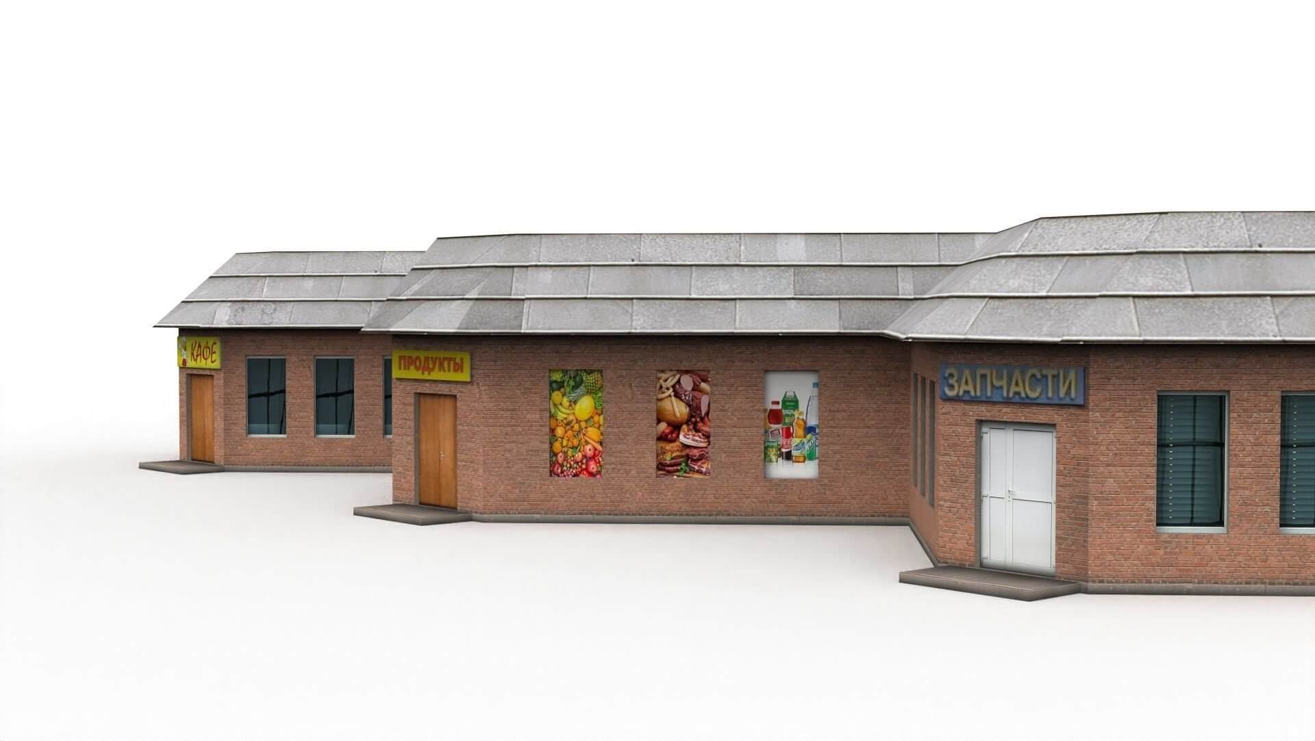 Village Shop - 3D Model by denlog