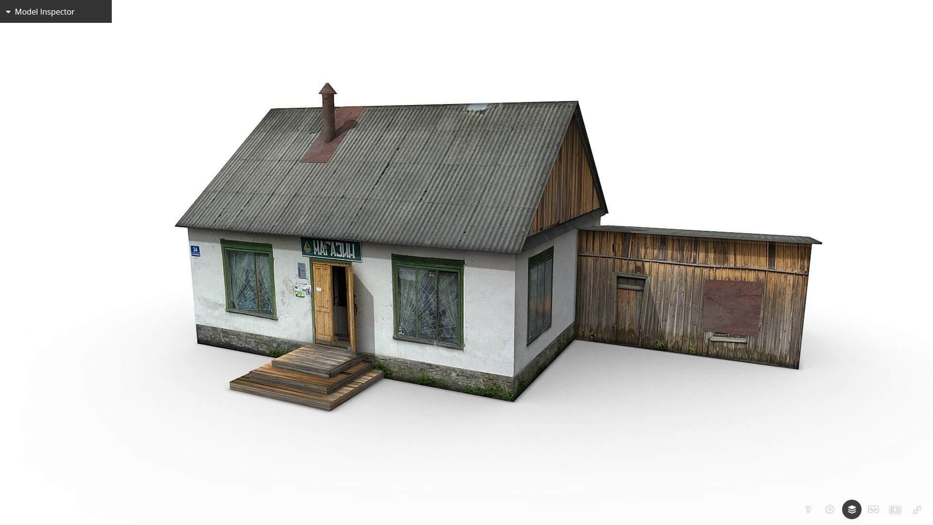 Village Shop - 3D Model by denlog