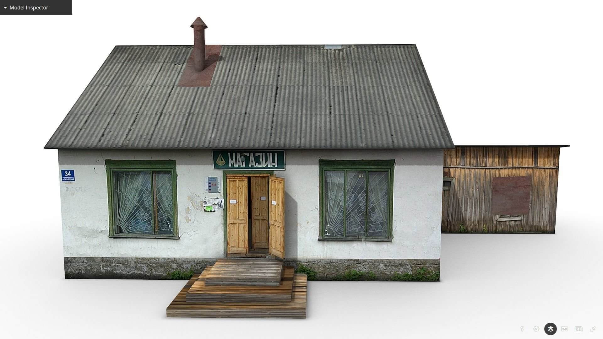 Village Shop - 3D Model by denlog