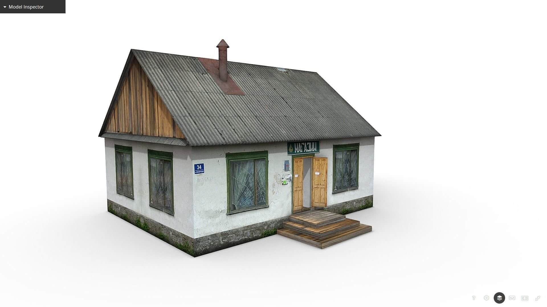 Village Shop - 3D Model by denlog