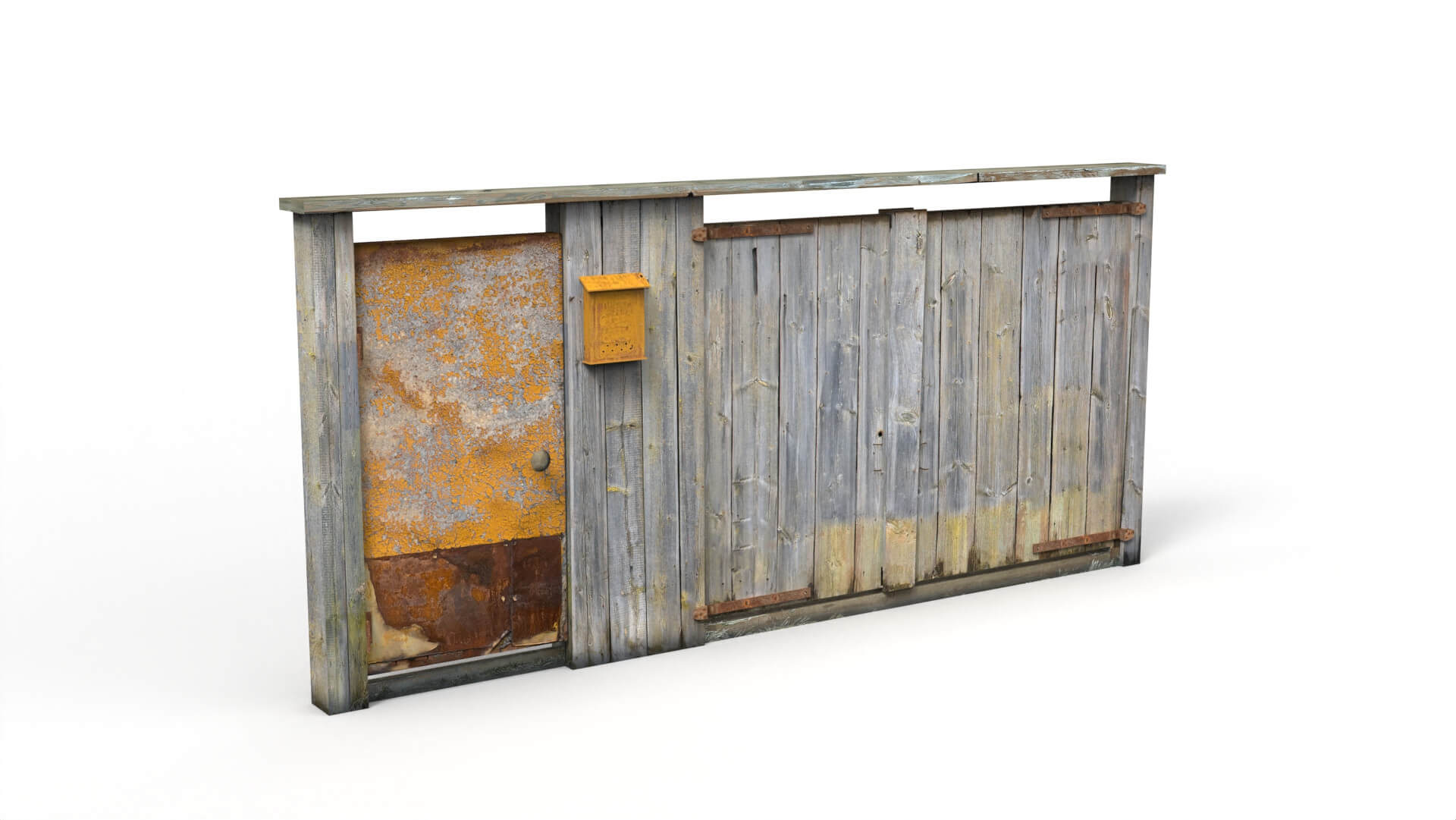 Wooden Gate - 3D Model by denlog