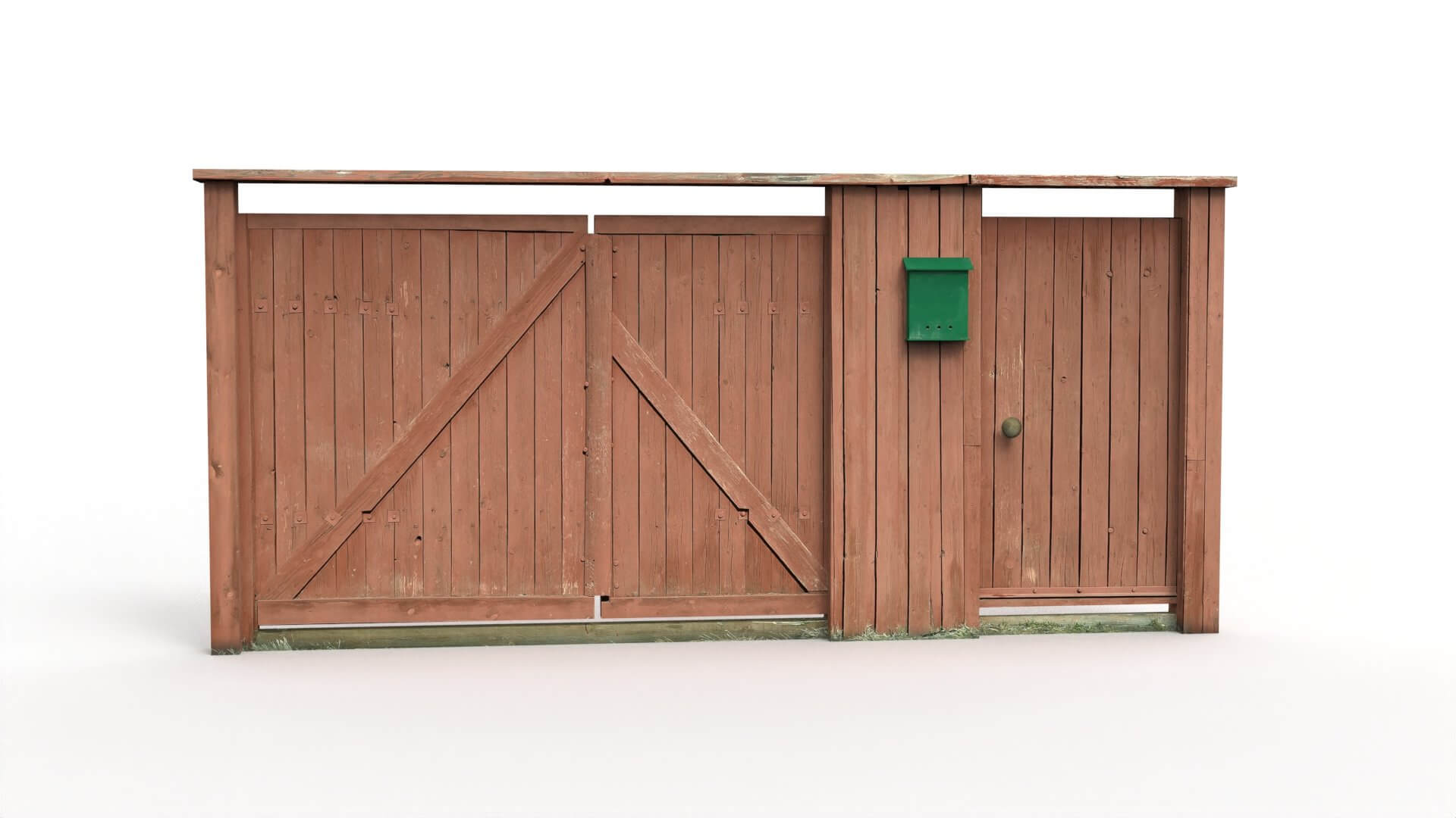 Wooden Gate - 3D Model by denlog