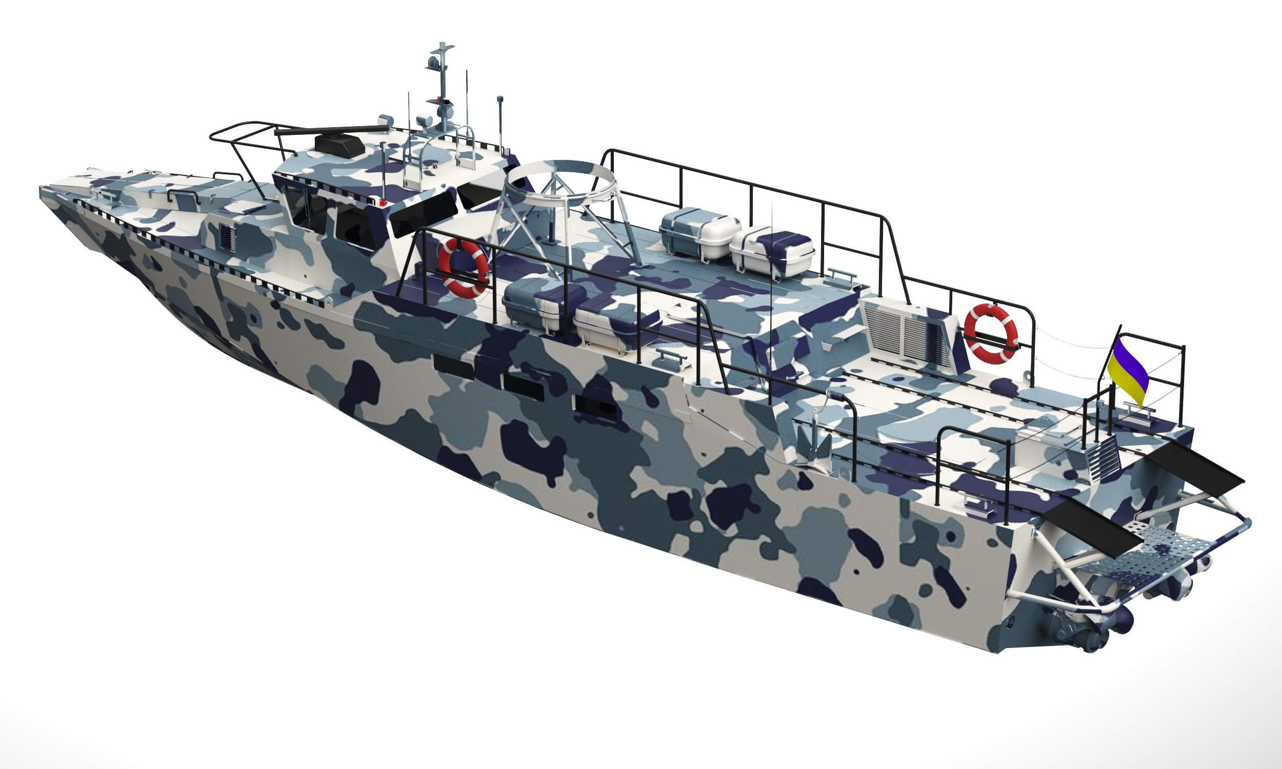 3D Combat Boat by DennyCG