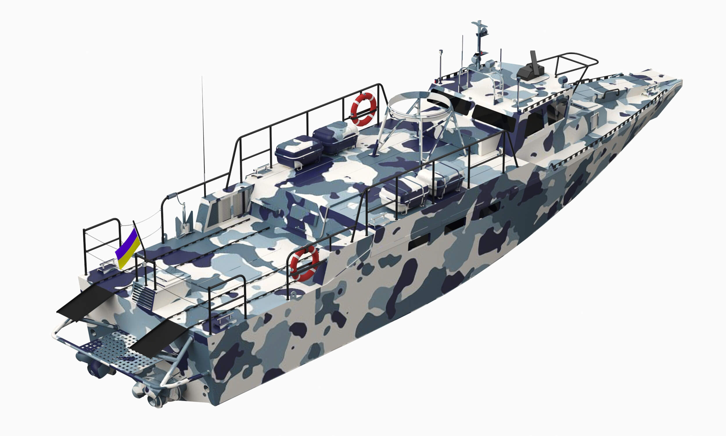 3D Combat Boat by DennyCG