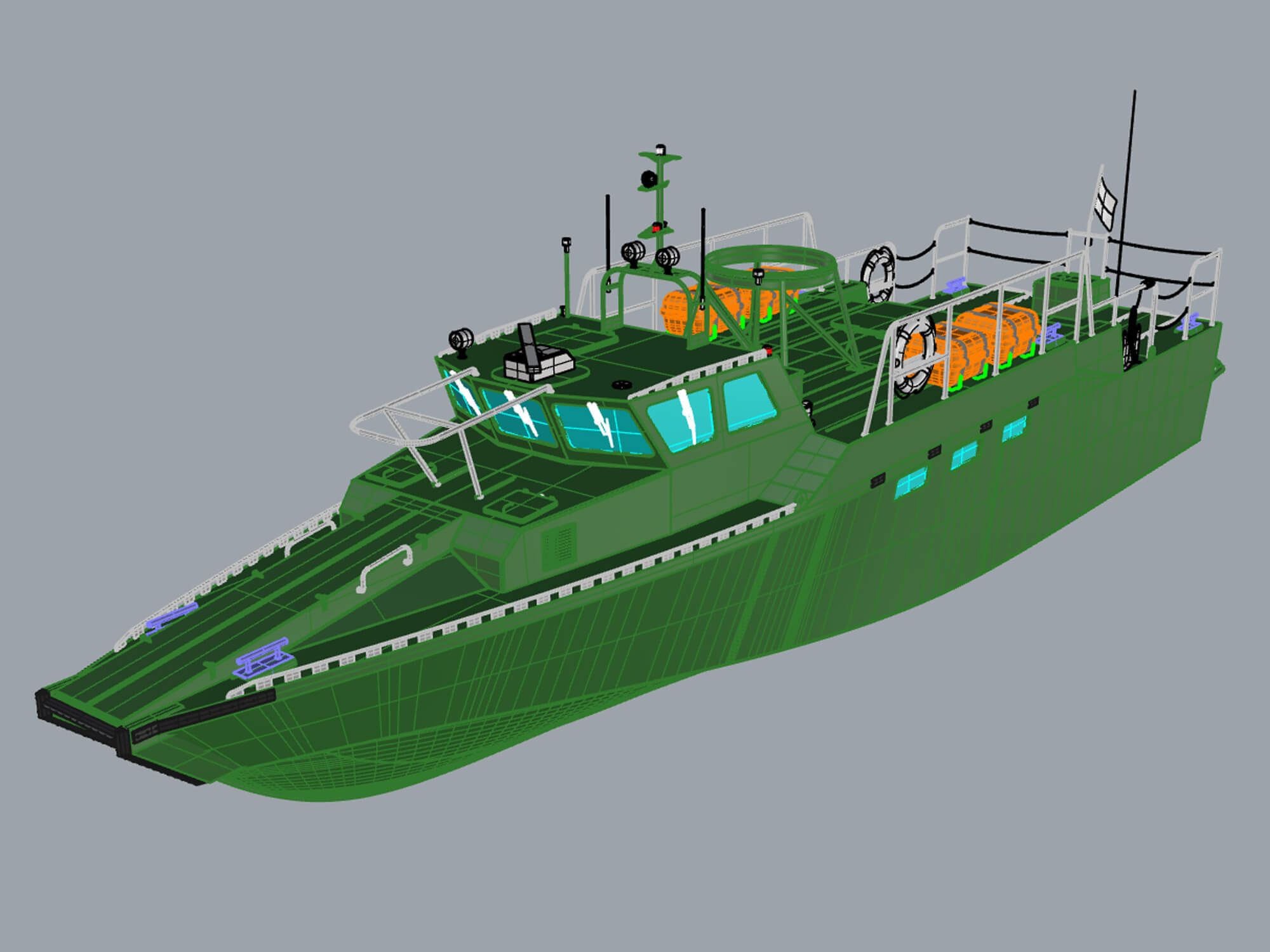 3D Combat Boat by DennyCG